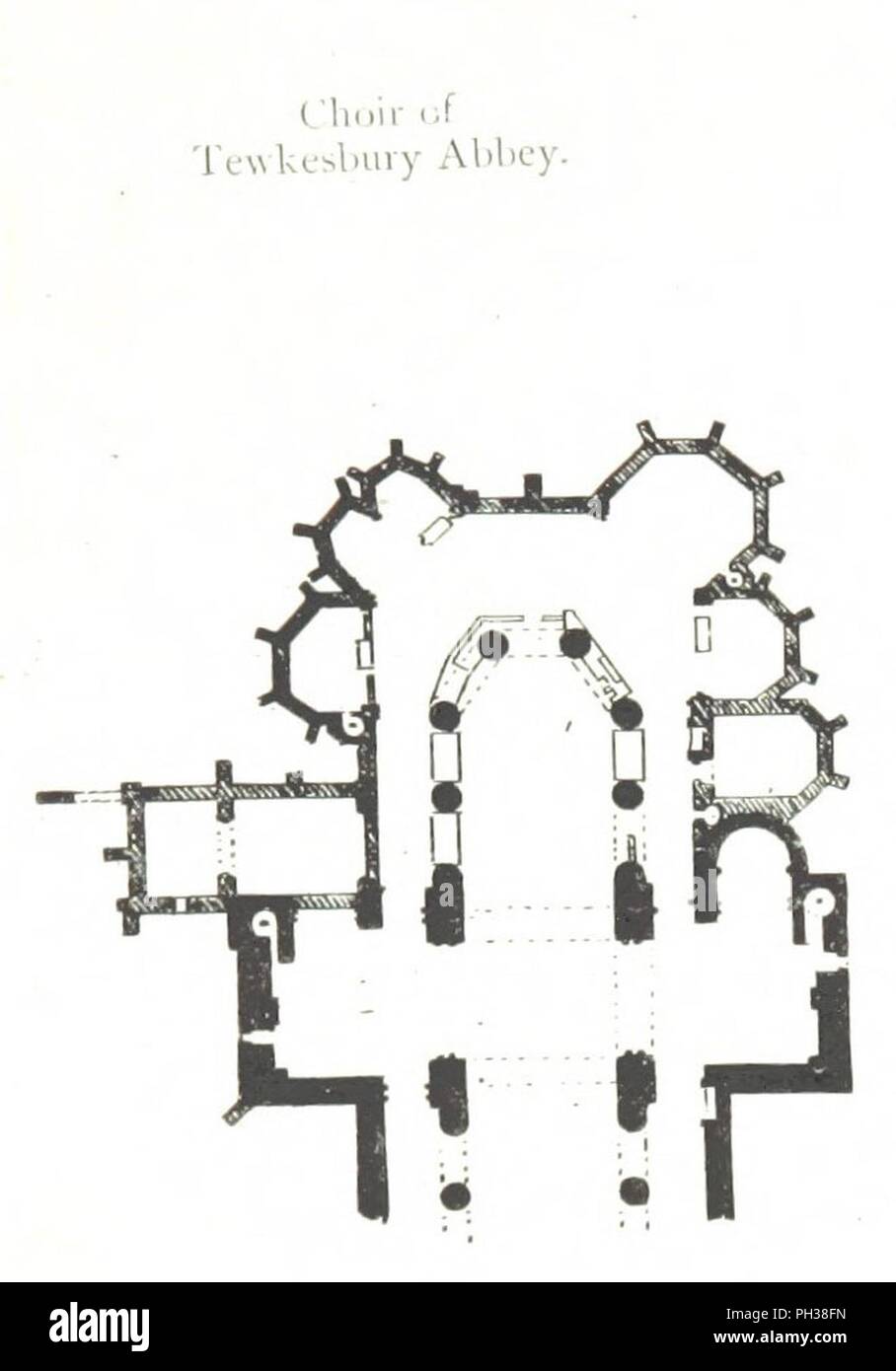 Abbey plan drawing hi-res stock photography and images - Alamy