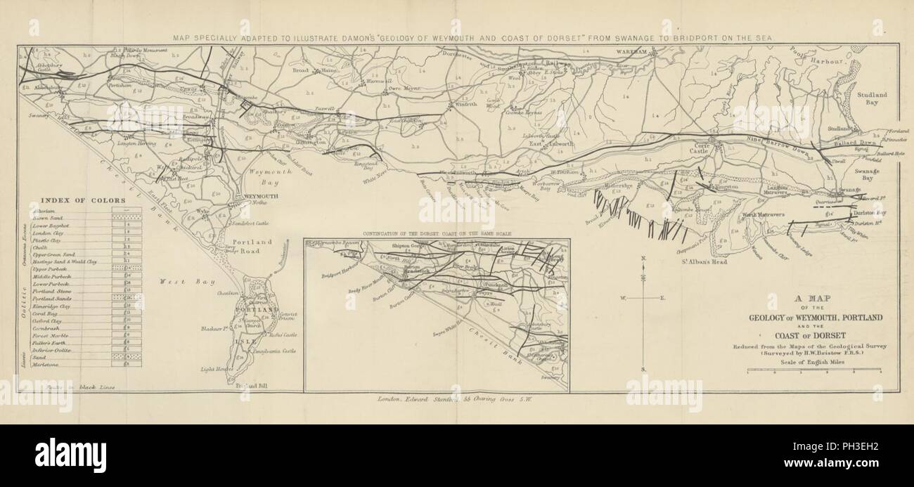 Weymouth map hi-res stock photography and images - Alamy