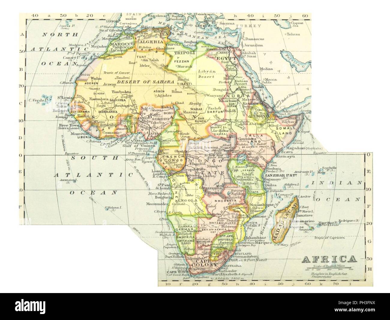 Colonies and british maps hi-res stock photography and images - Alamy