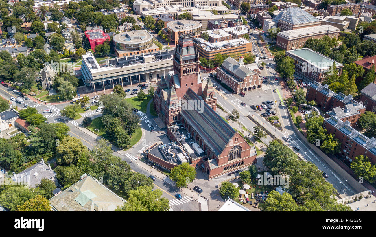 Harvard campus aerial hi-res stock photography and images - Alamy