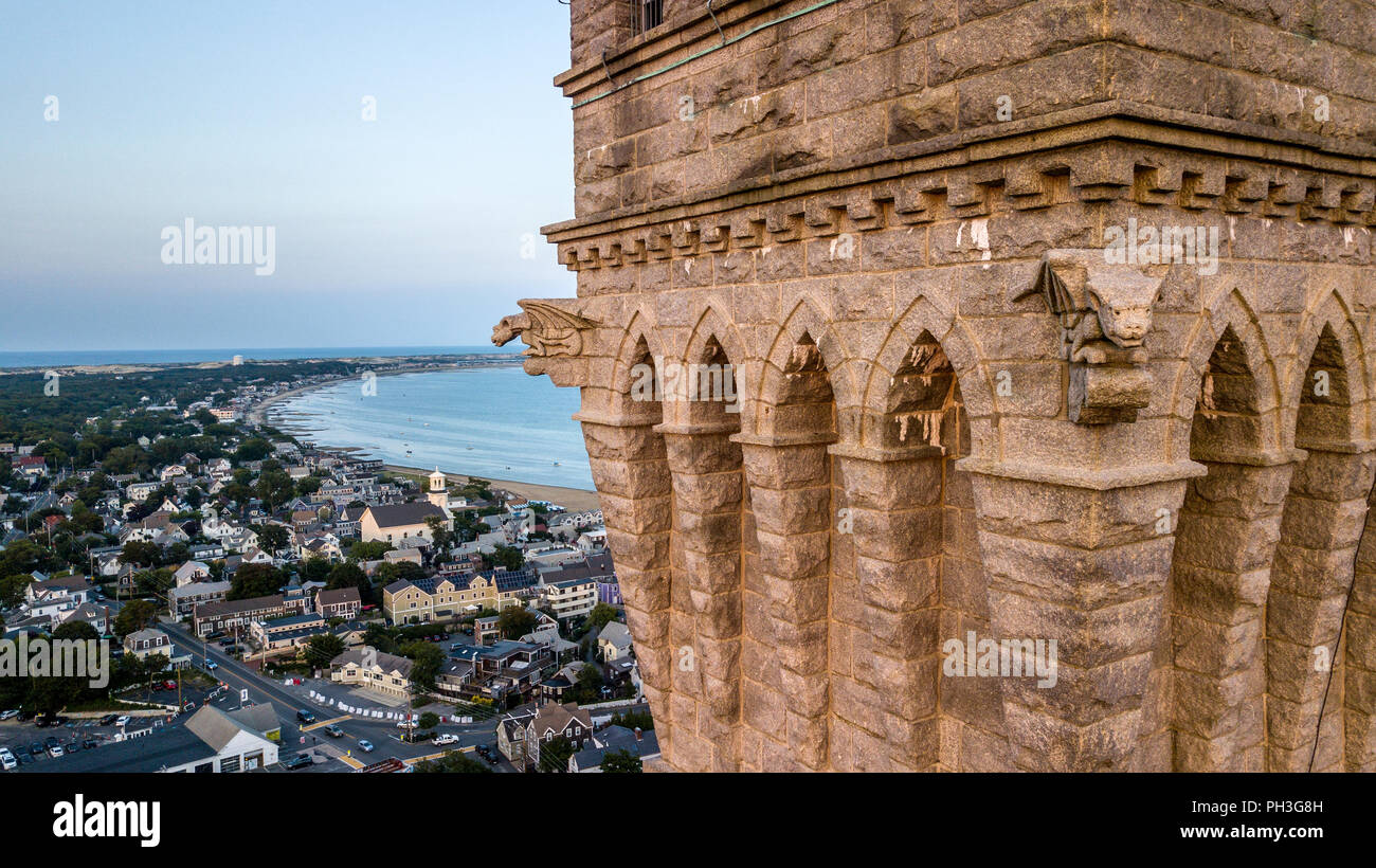 Pilgrim Monument Tower Provincetown Cape High Resolution Stock ...