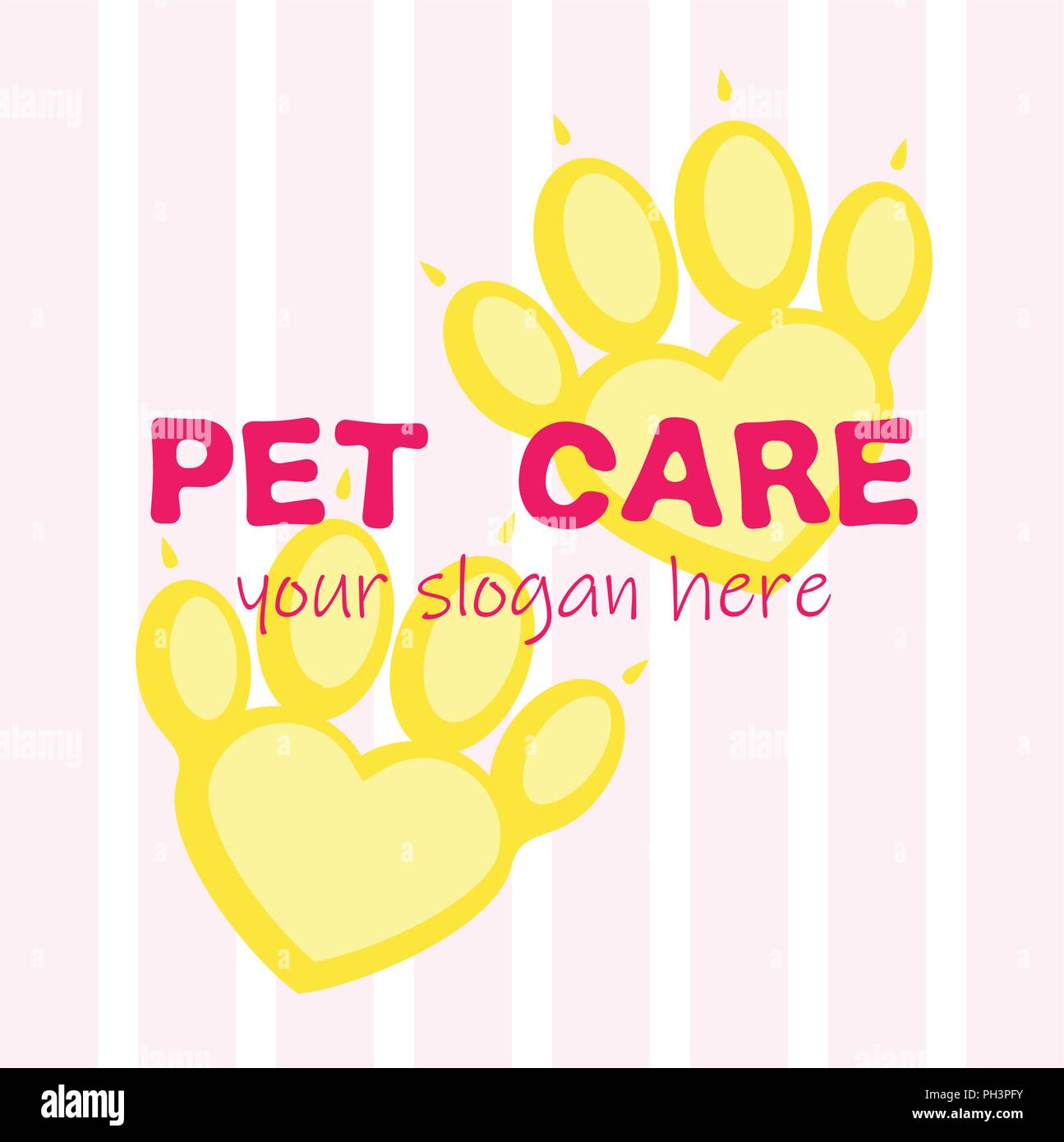 Pet First Aid logo. Red cross with pet paw Stock Vector Image & Art - Alamy