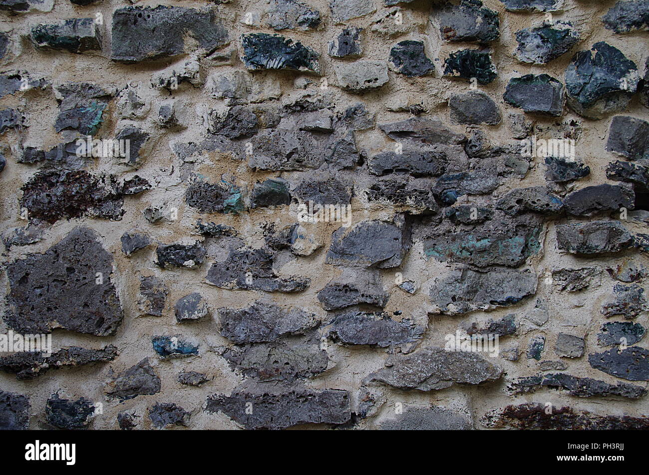 A stonewall with interesting structure Stock Photo - Alamy