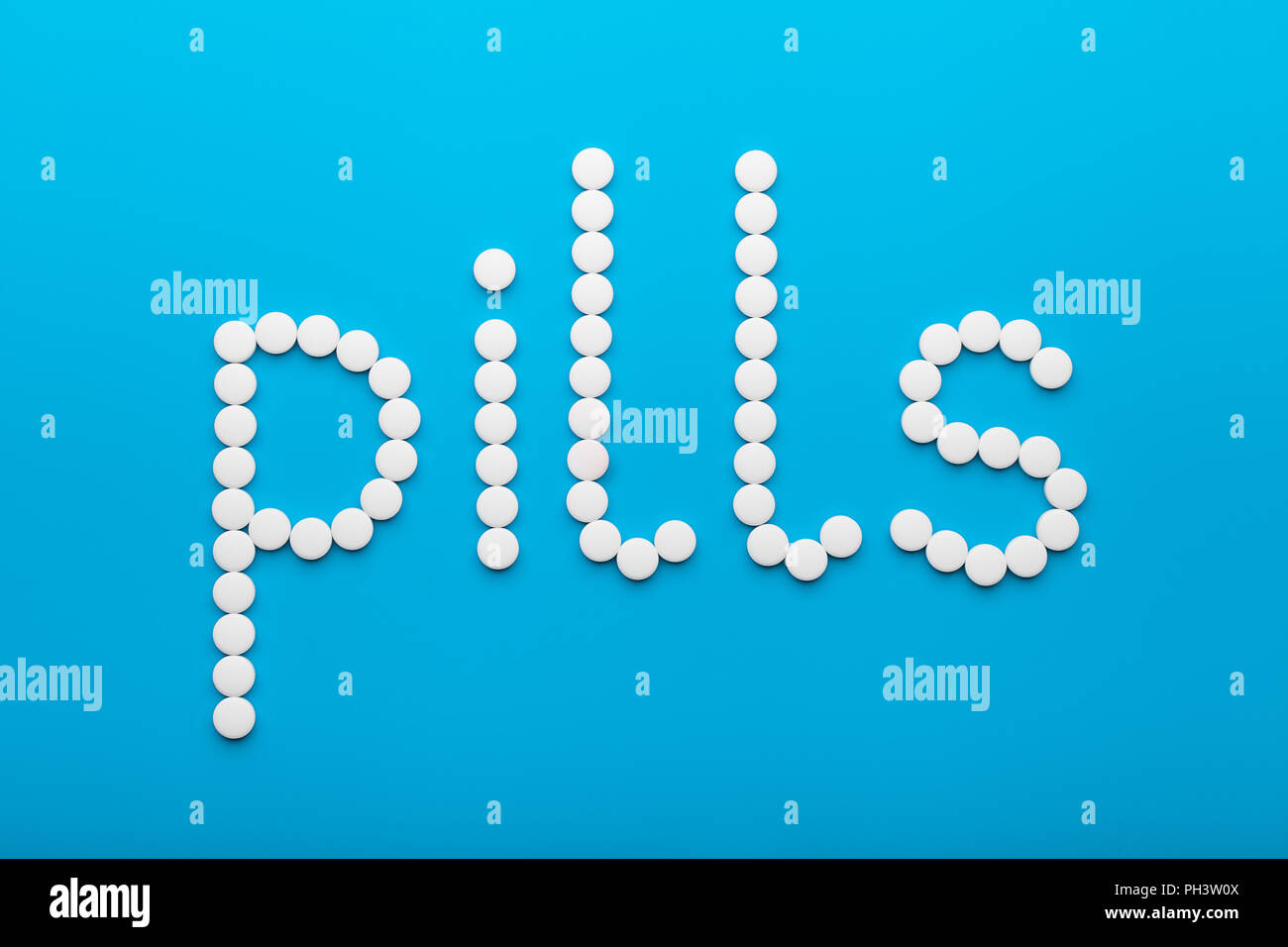Pills word hi-res stock photography and images - Alamy