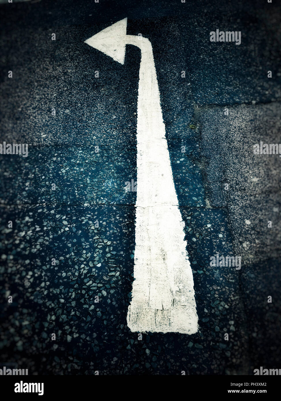 Road Marking Arrow High Resolution Stock Photography and Images - Alamy