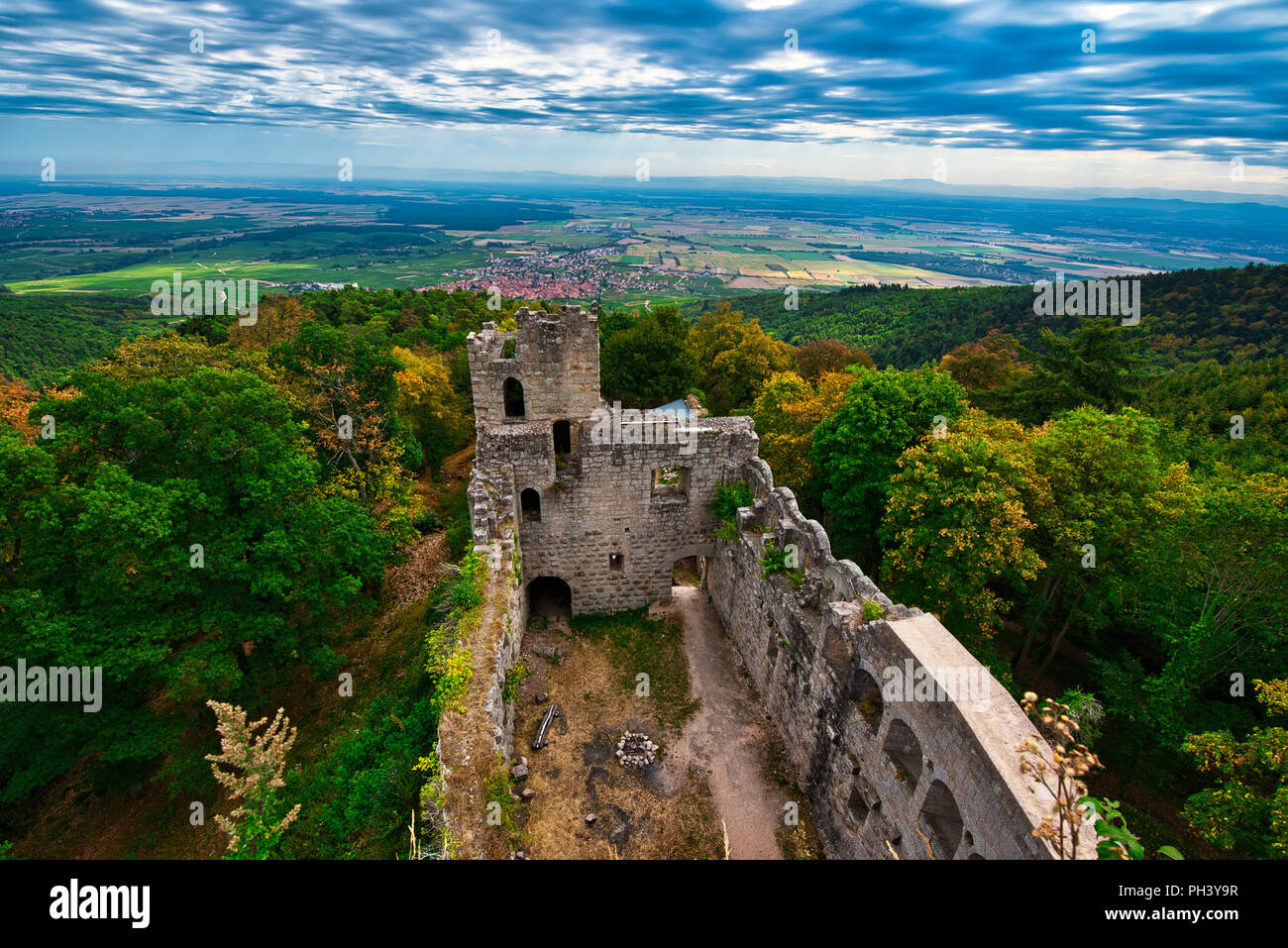Bernstein Castle Alsace France Stock Photo - Alamy
