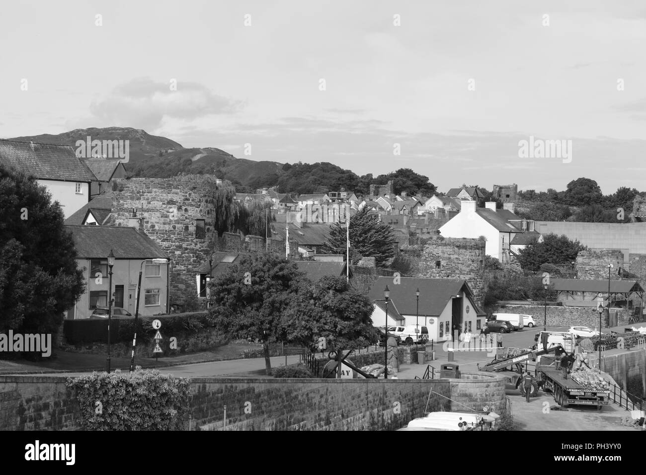 Conwy house Black and White Stock Photos & Images - Alamy