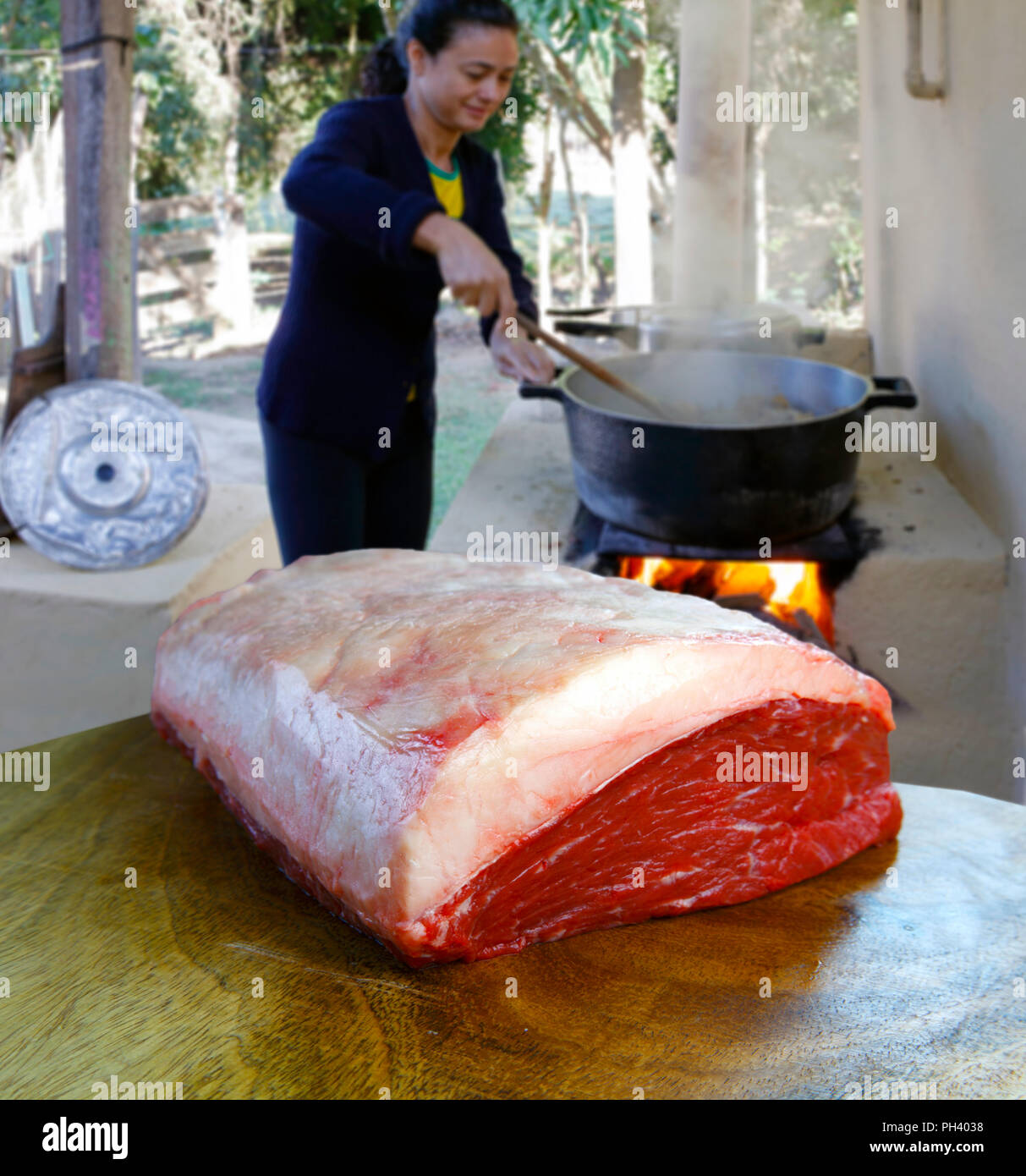 Brazilian Picanha. Raw meat Stock Photo - Alamy