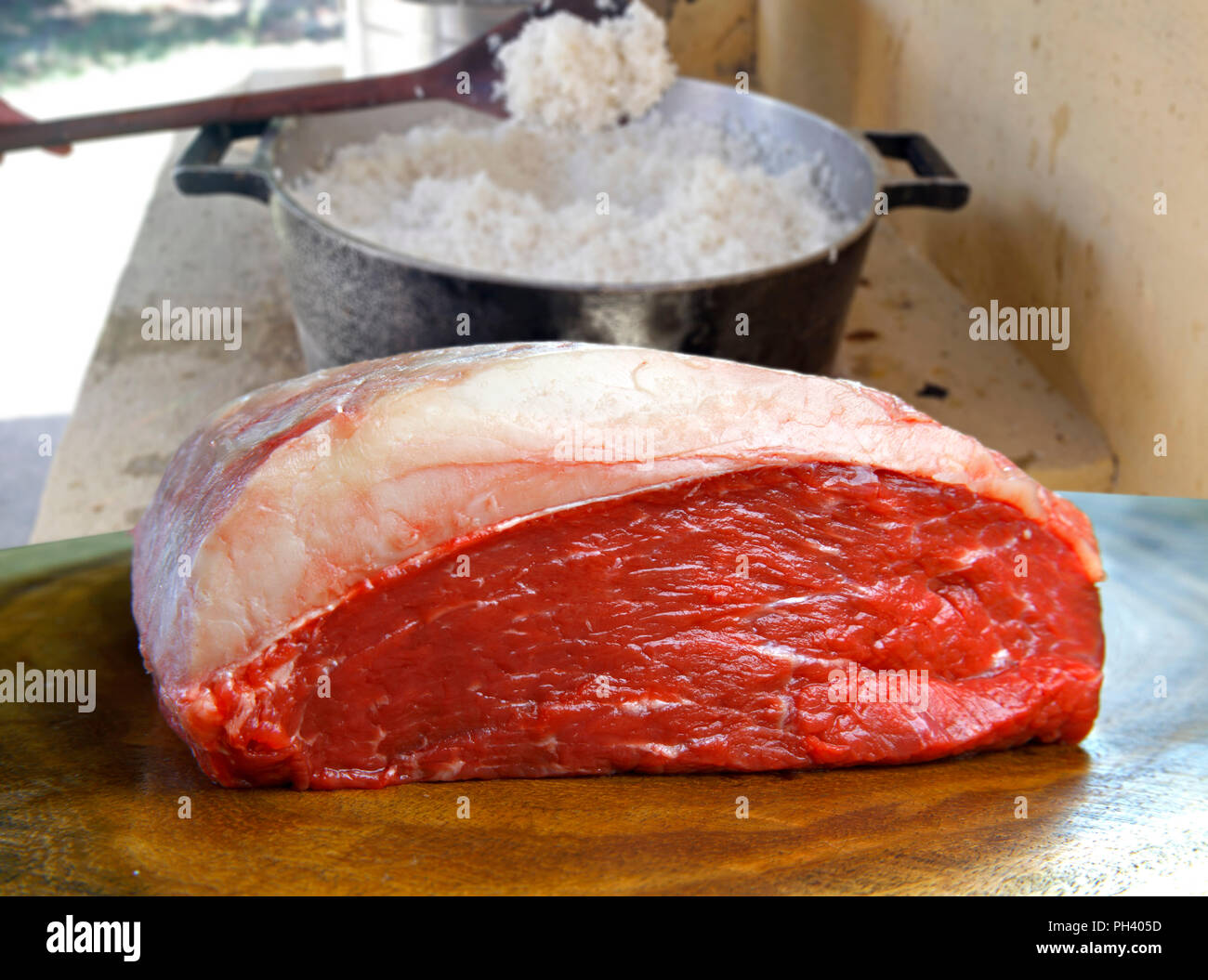 Brazilian Picanha. Raw meat Stock Photo - Alamy