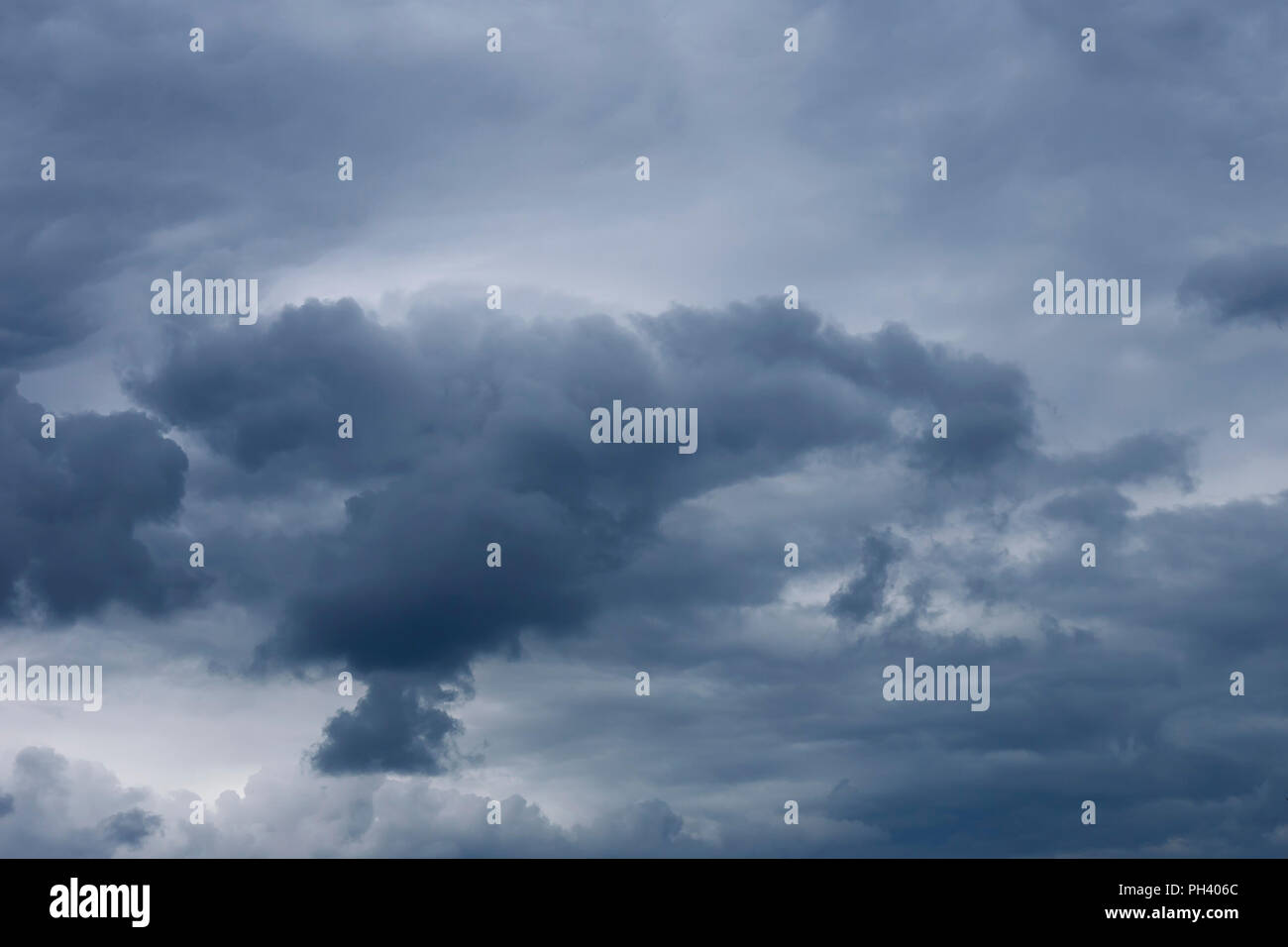 Scary rain sky with dark clouds as a natural background Stock Photo - Alamy