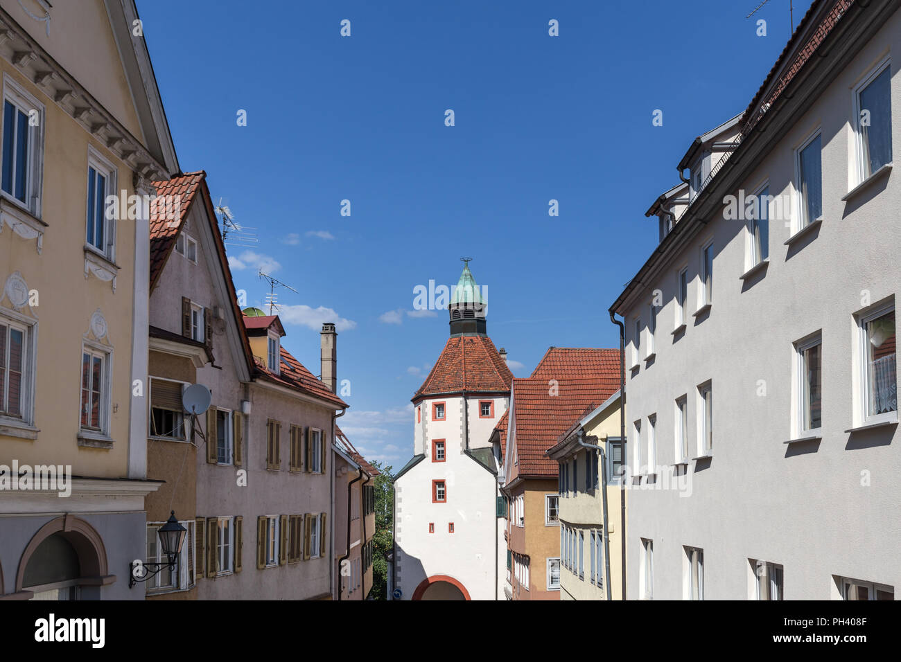 hechingen historic town germany Stock Photo - Alamy