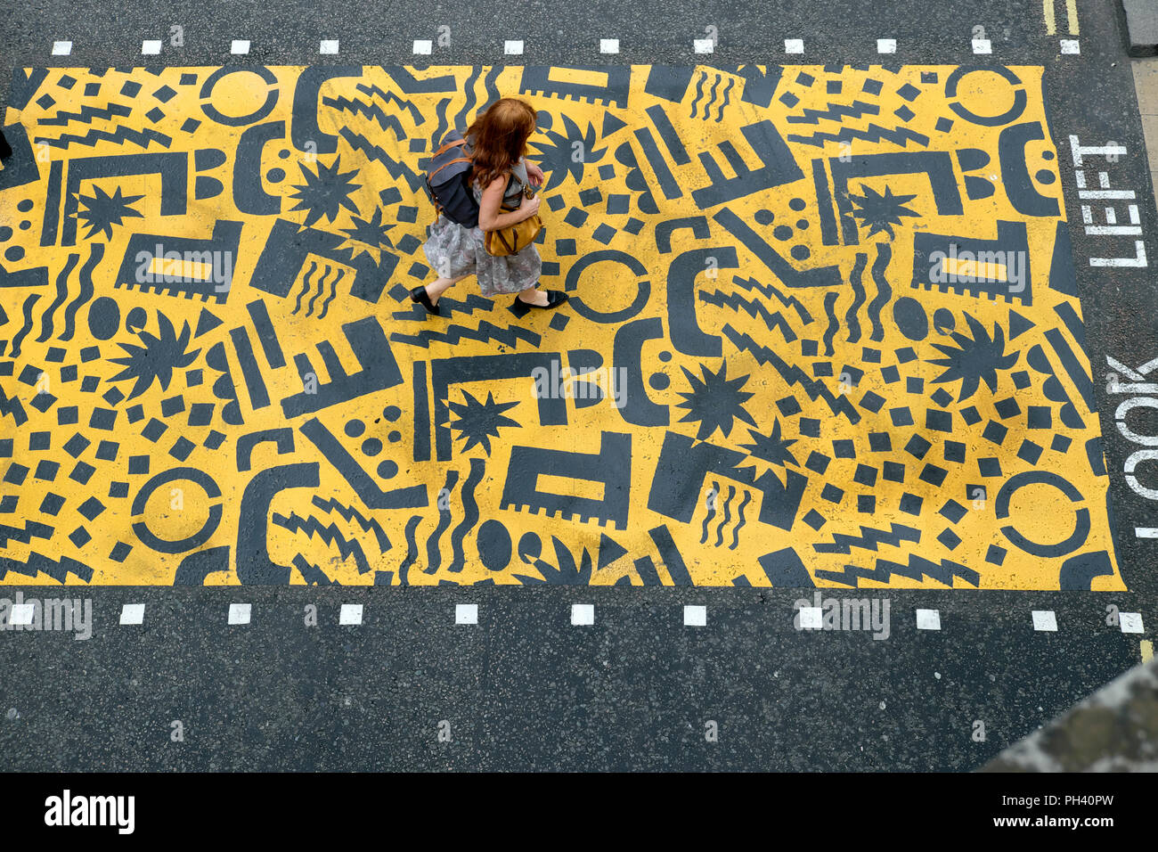"Colourful Crossings" pop art installation zebra crossing near Beech ...