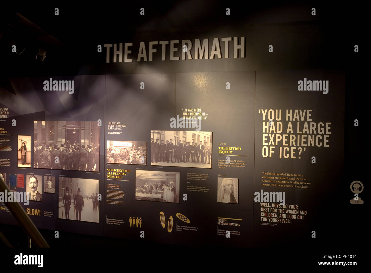 Aftermath of titanic disaster hi-res stock photography and images - Alamy