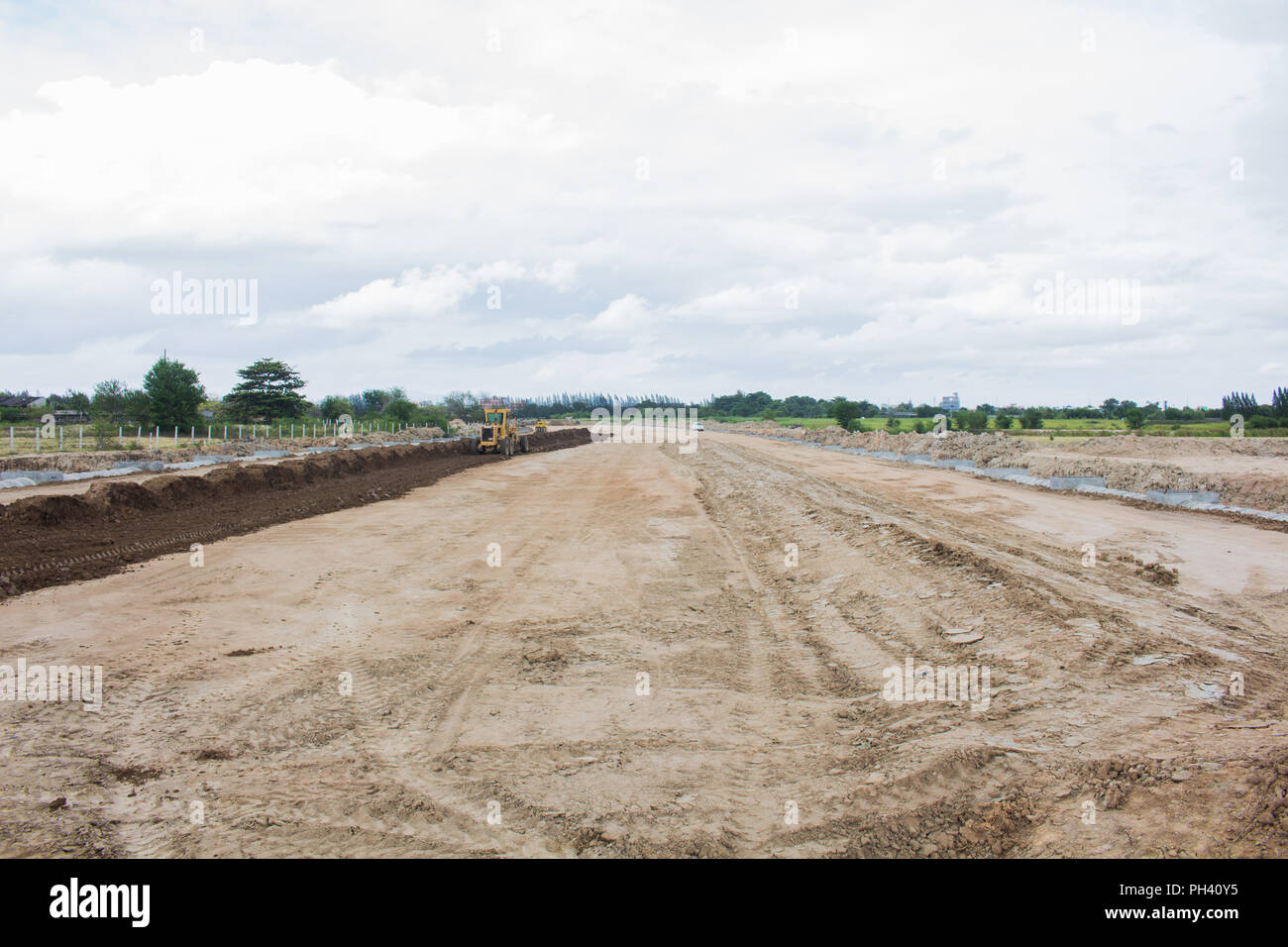 Motor grader hi-res stock photography and images - Alamy