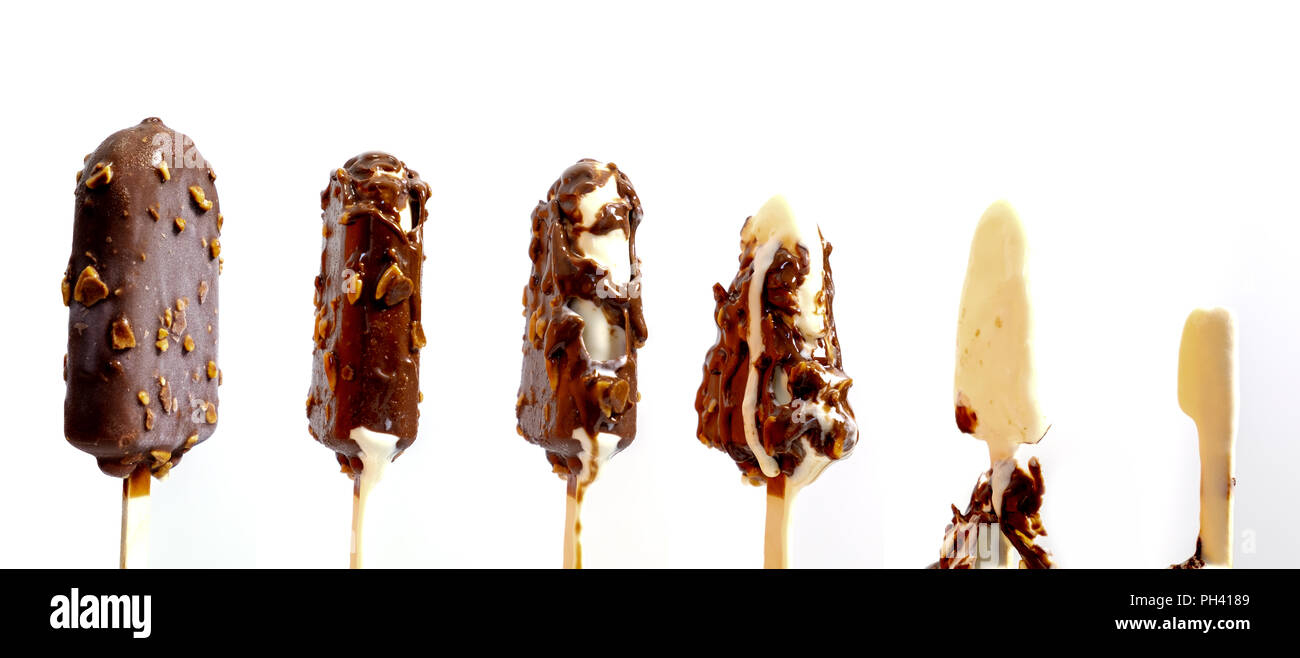 Melted ice cream bar hi-res stock photography and images - Alamy