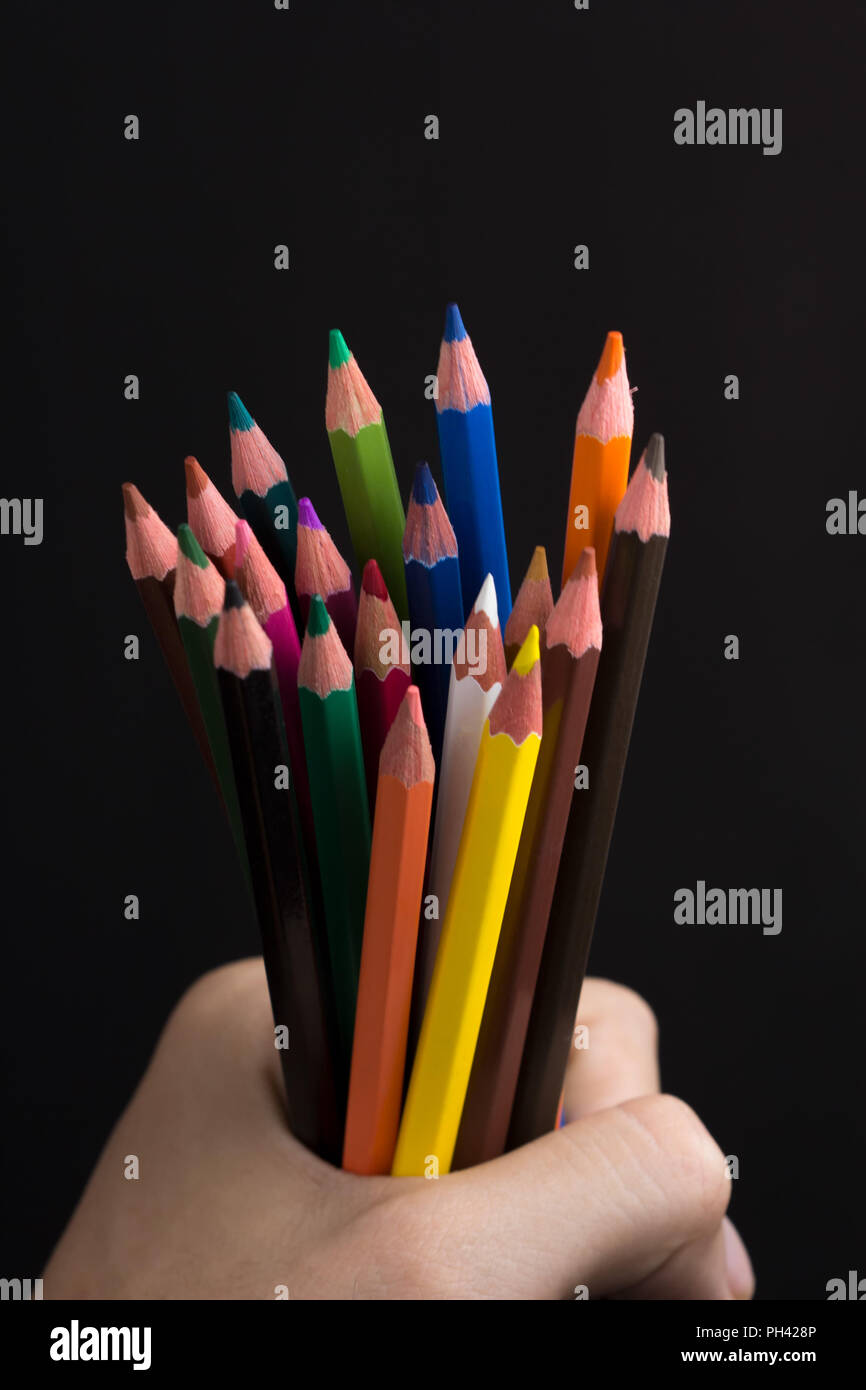 Bundle pencils hi-res stock photography and images - Alamy