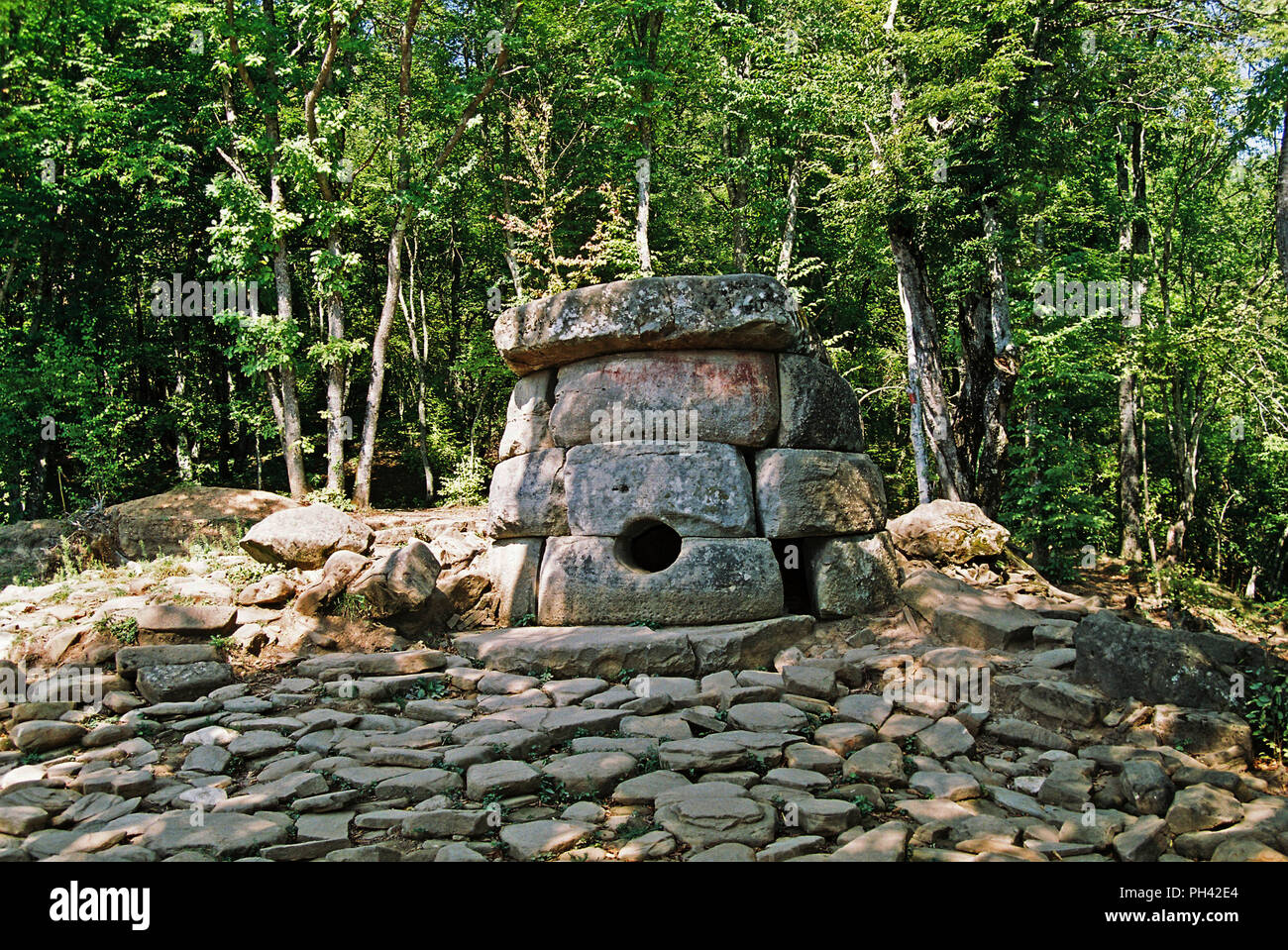 Dolmen in Krasnodar Territory, Russia Stock Photo - Alamy