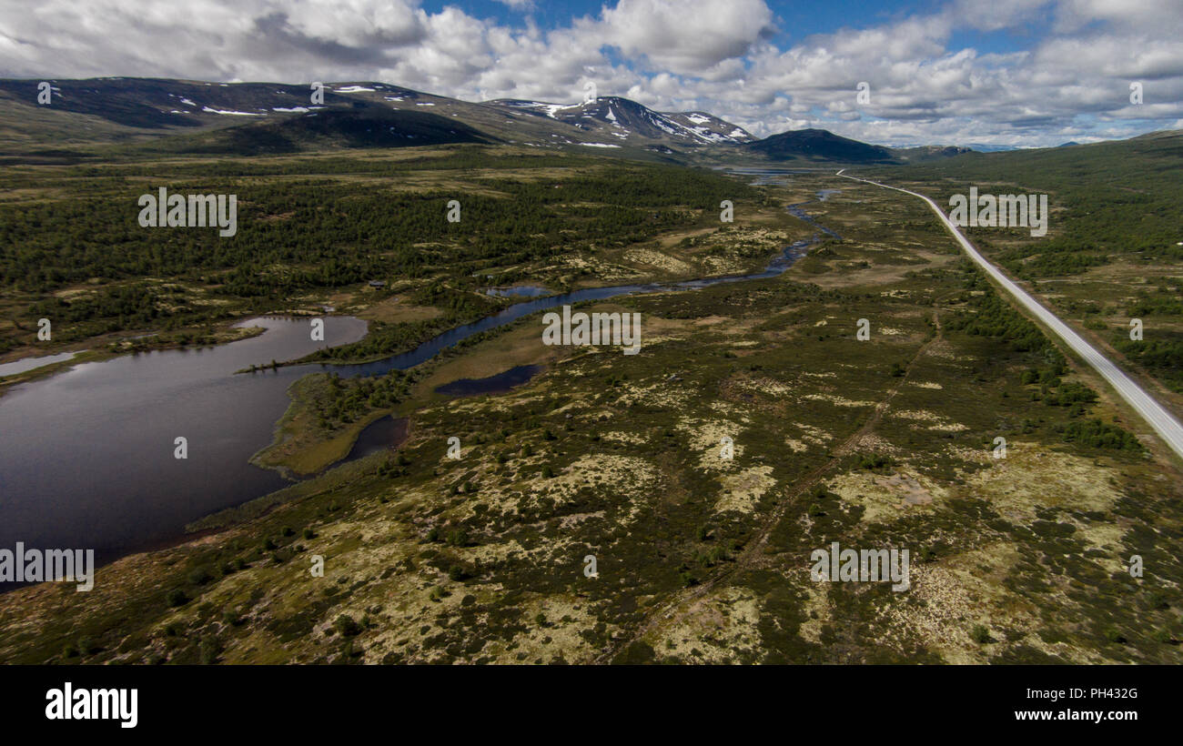 Panorama am Dovrefjell Stock Photo - Alamy