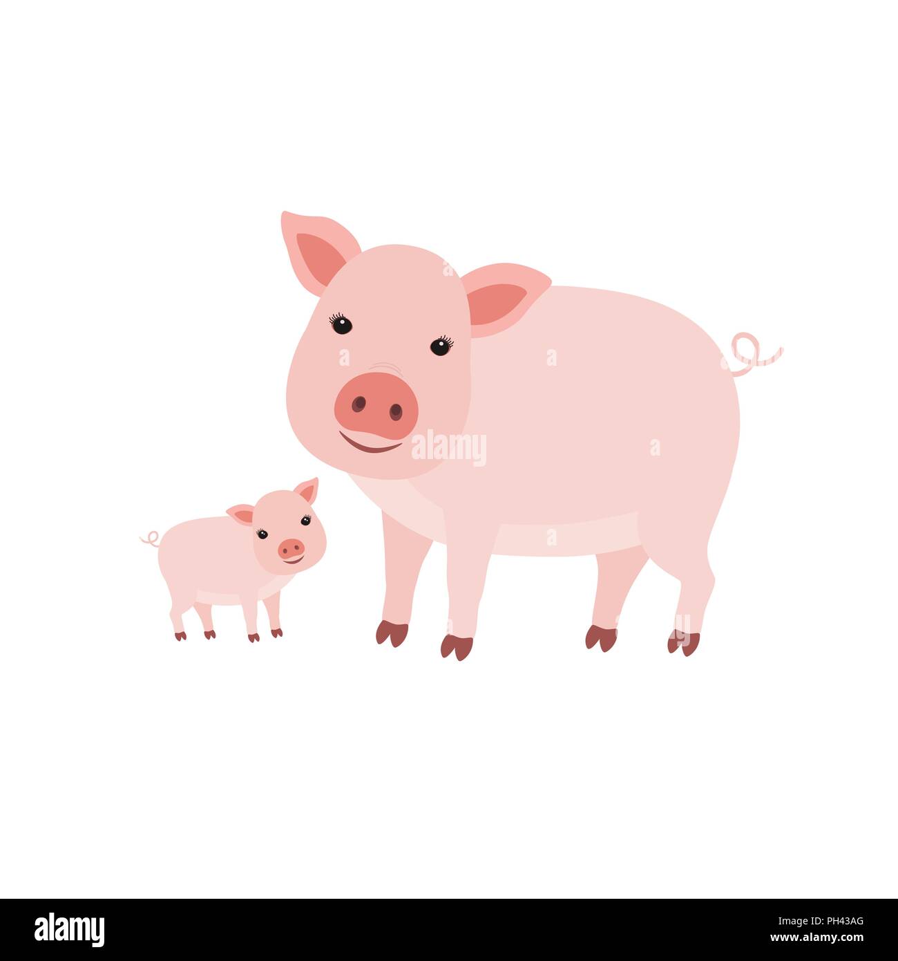 Cute baby piglet Cut Out Stock Images & Pictures - Alamy