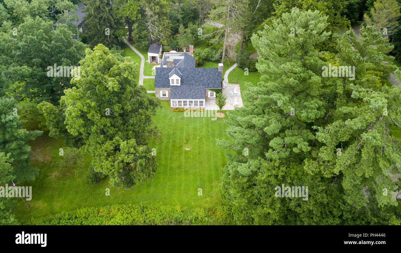 Val-Kill, Eleanor Roosevelt House, Hyde Park, New York, USA Stock Photo ...