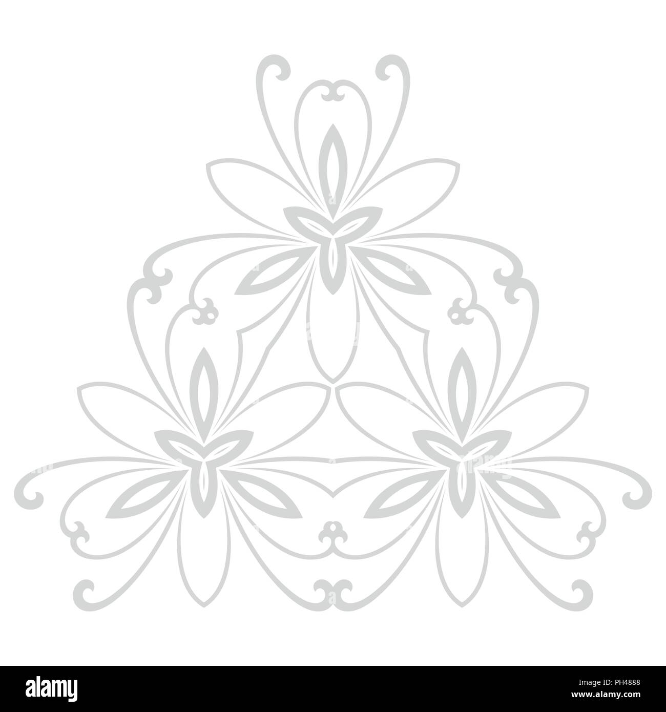 Floral medallion pattern Stock Vector Images - Alamy