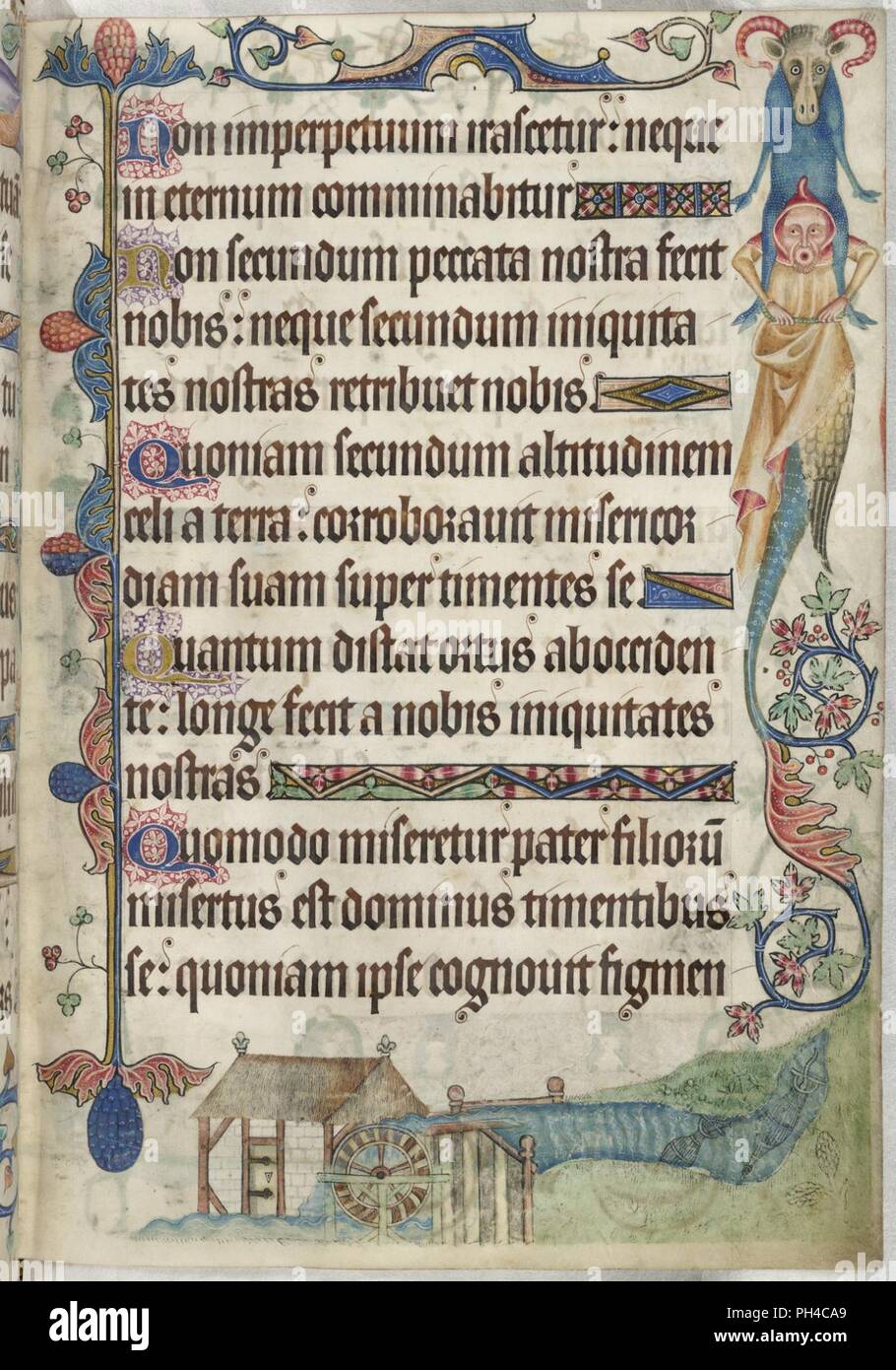 Luttrell psalter hi-res stock photography and images - Alamy