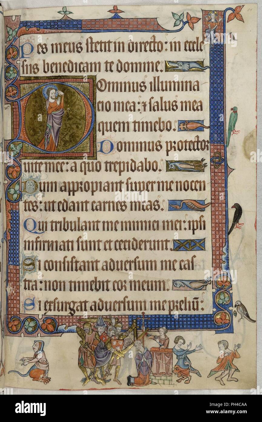Luttrell psalter hi-res stock photography and images - Alamy
