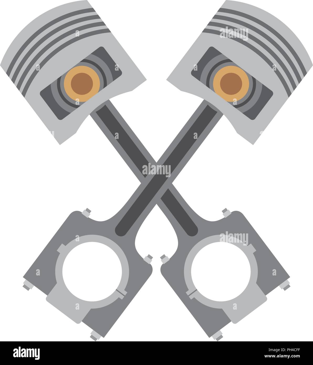 Crossed Pistons Stock Photos & Crossed Pistons Stock Images - Alamy