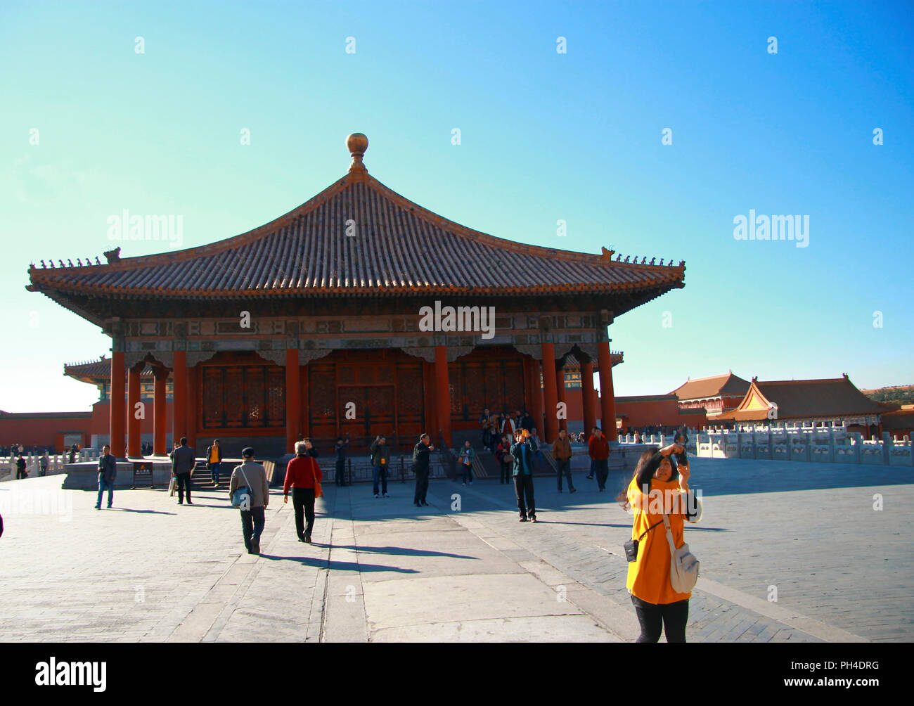 Temples Of The Forbidden City In Beijing China Stock Photo - Alamy
