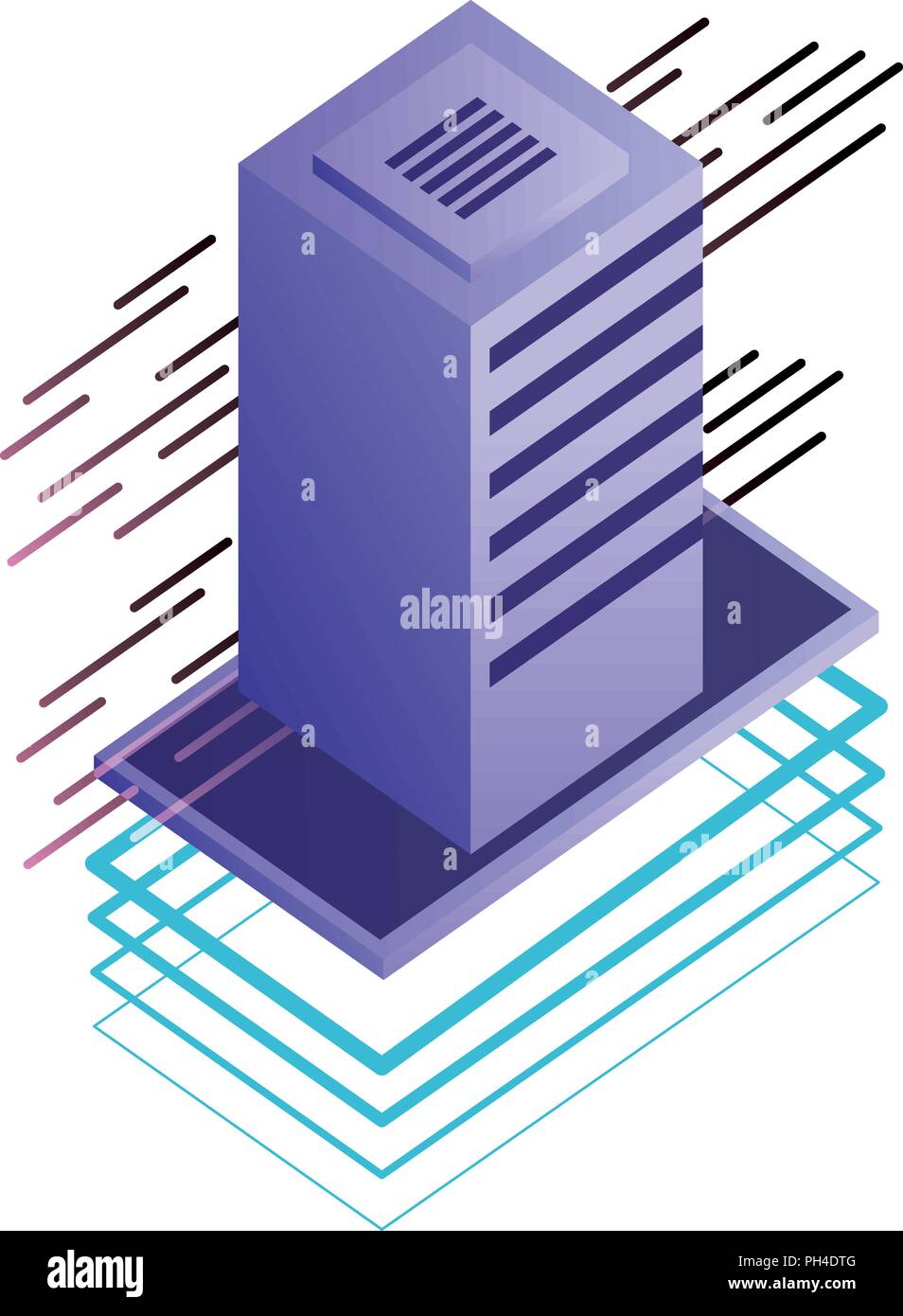 server data center isometric icon Stock Vector Image & Art - Alamy