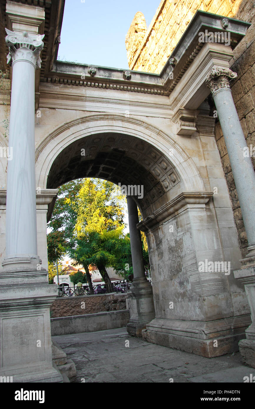 Adrian gates of old town Antalya Turkey Stock Photo - Alamy