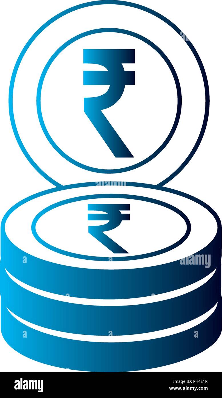 Indian coins Stock Vector Images - Alamy