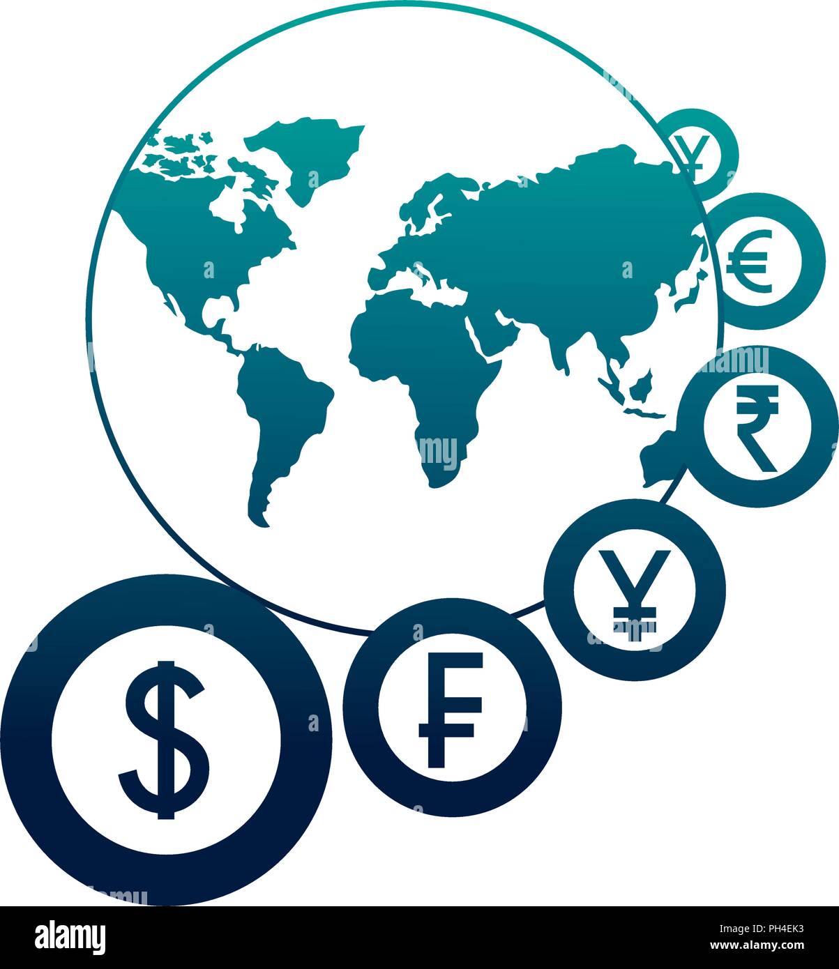 Foreign investment map Stock Vector Images - Alamy