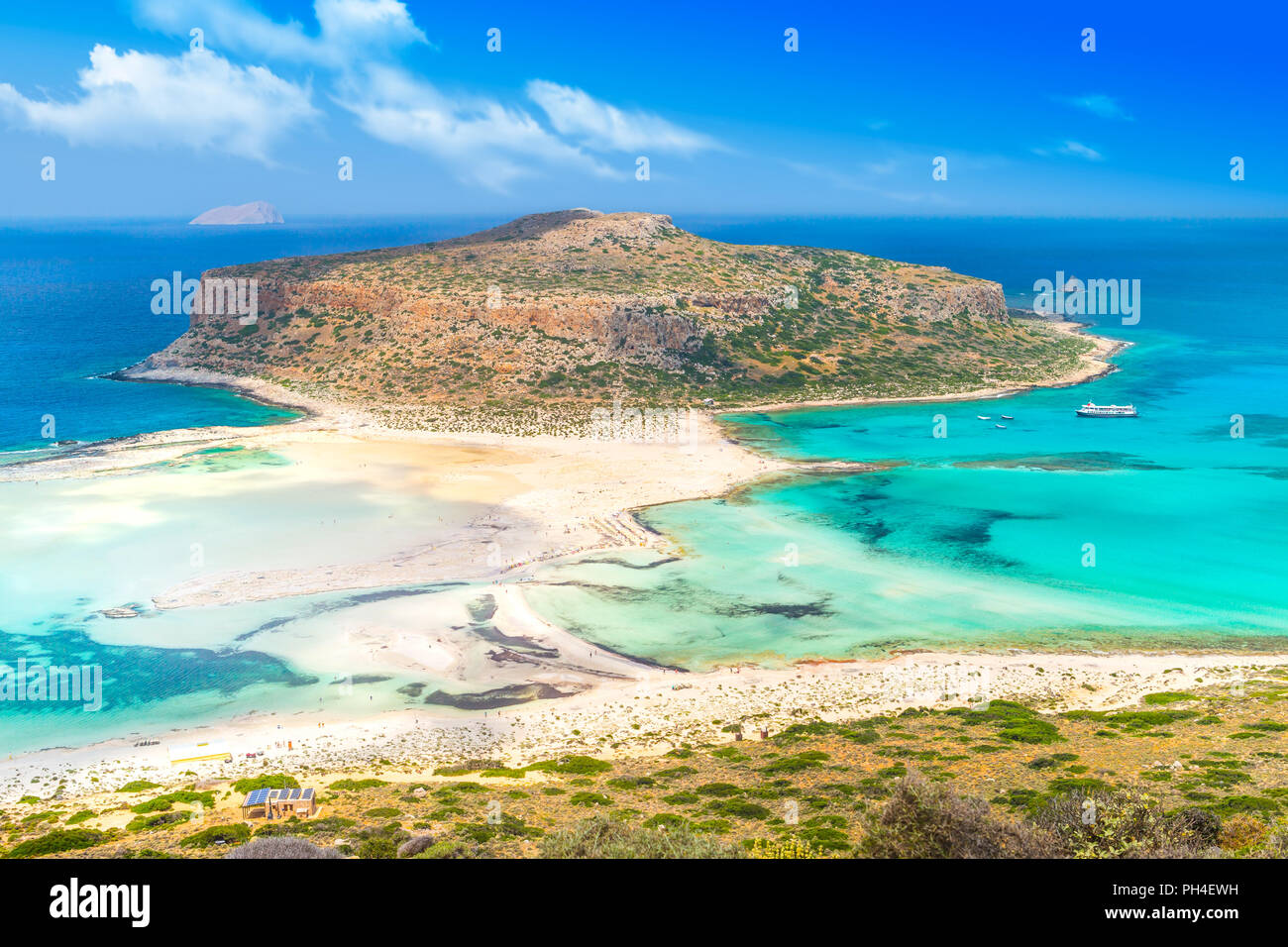 Tropical beach. Balos lagoon, Crete, Greece Stock Photo - Alamy