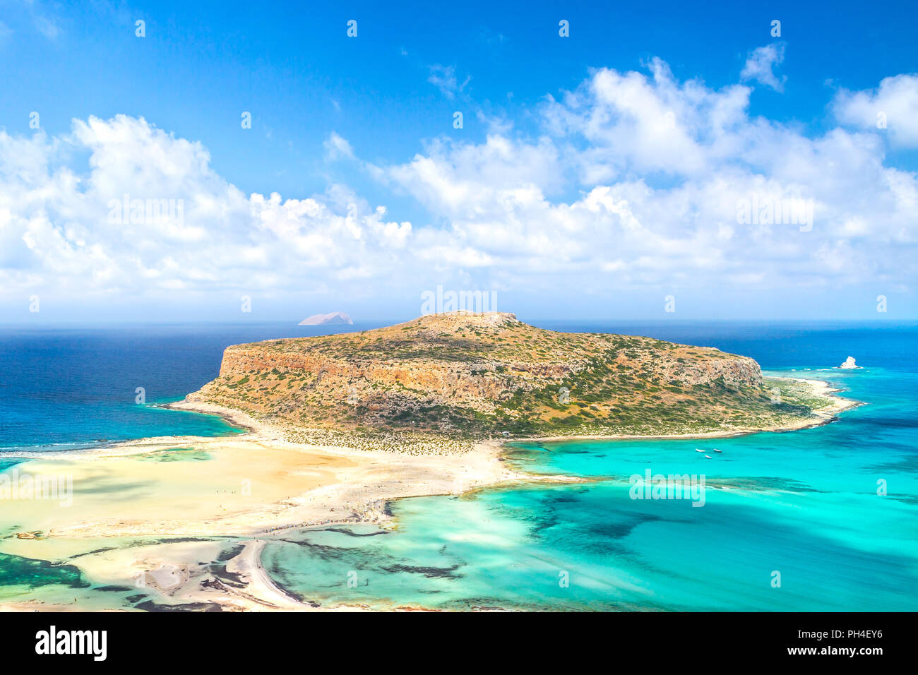 Tropical beach. Balos lagoon, Crete, Greece Stock Photo - Alamy
