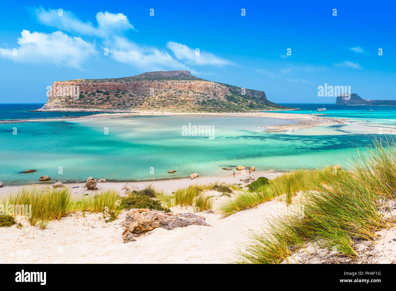 Tropical beach. Balos lagoon, Crete, Greece Stock Photo - Alamy