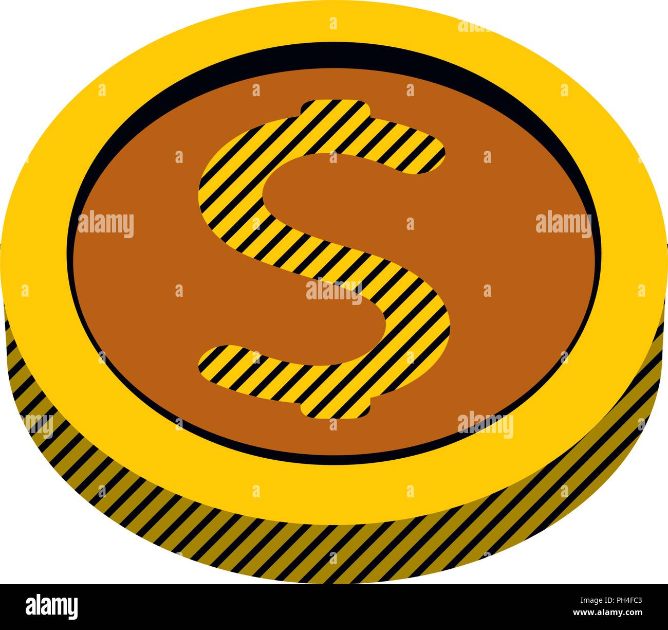 metal cirlce coin money currency Stock Vector Image & Art - Alamy
