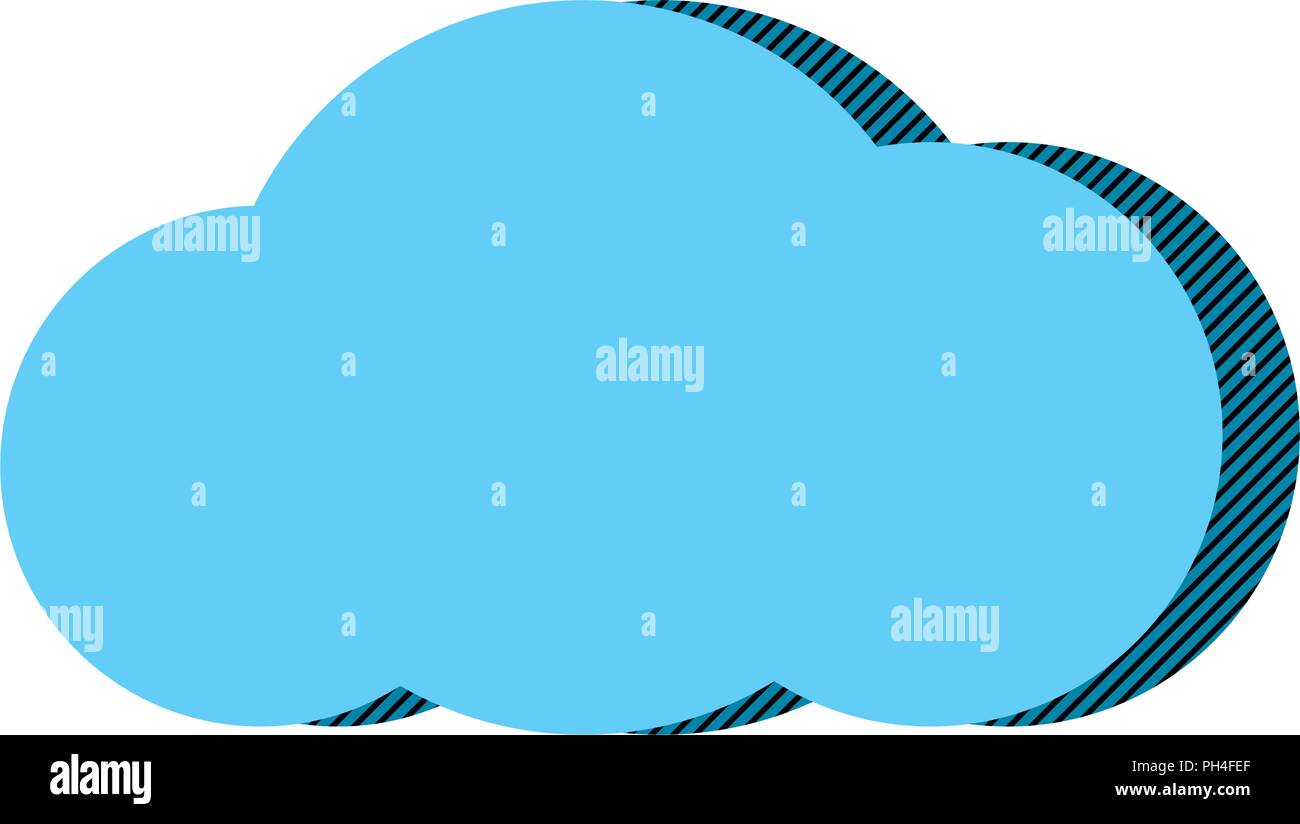 nature fluffy cloud weather style Stock Vector Image & Art - Alamy