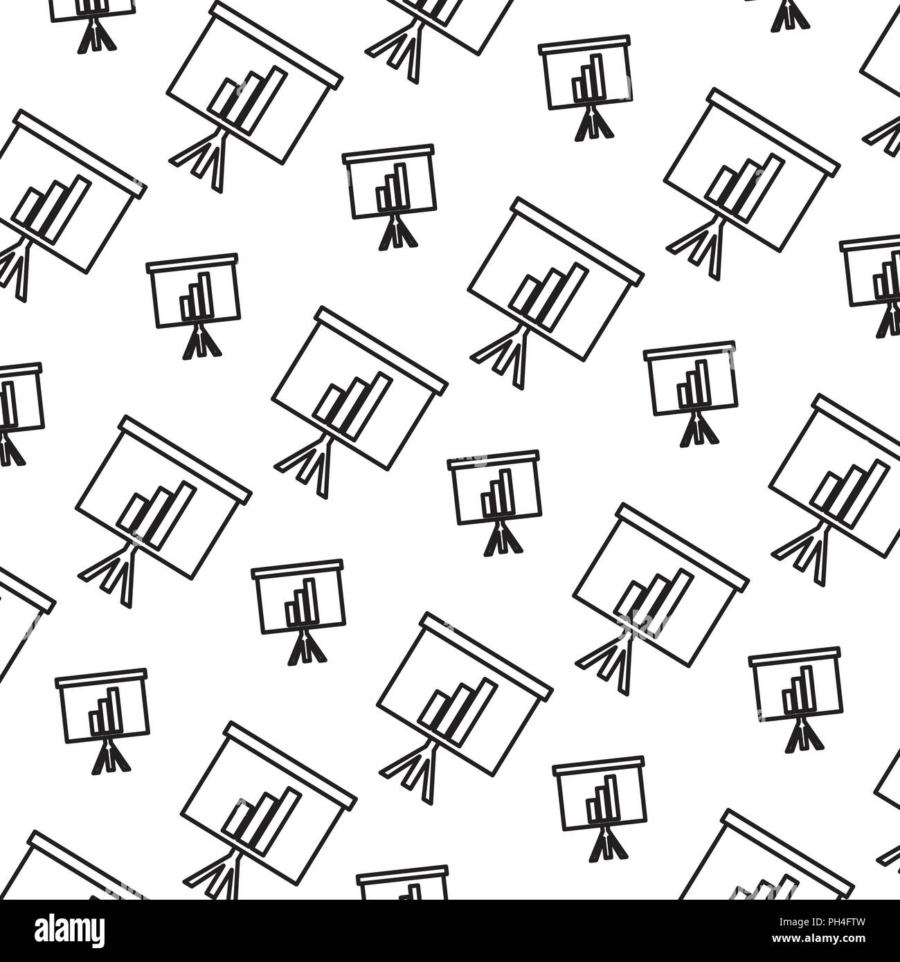 line statistics bar presentation graphic background Stock Vector Image ...