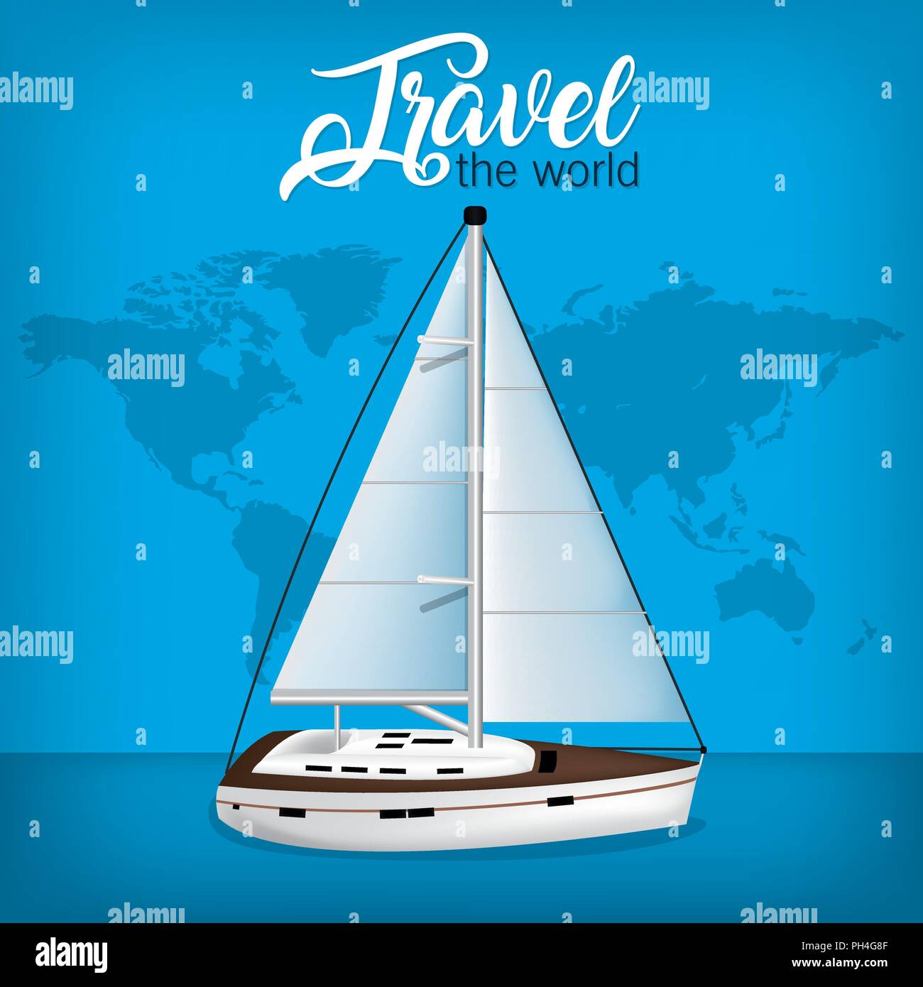 Travel the world Stock Vector Image & Art - Alamy