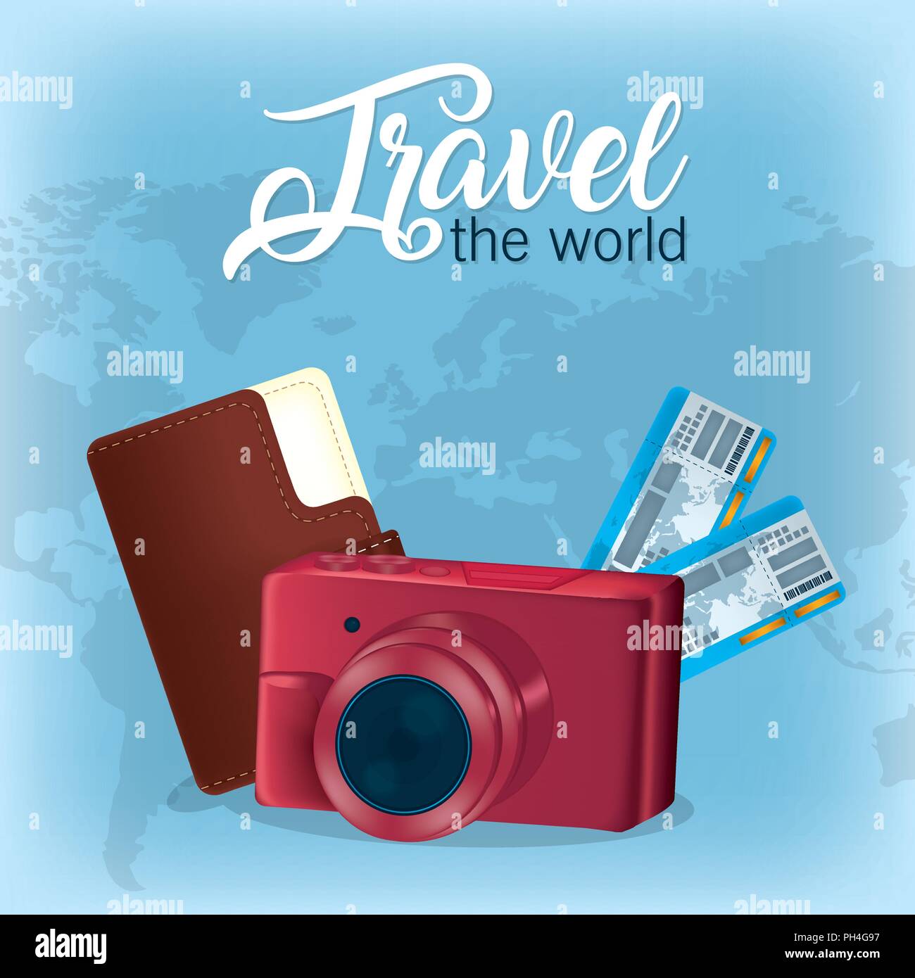Travel the world Stock Vector Image & Art - Alamy