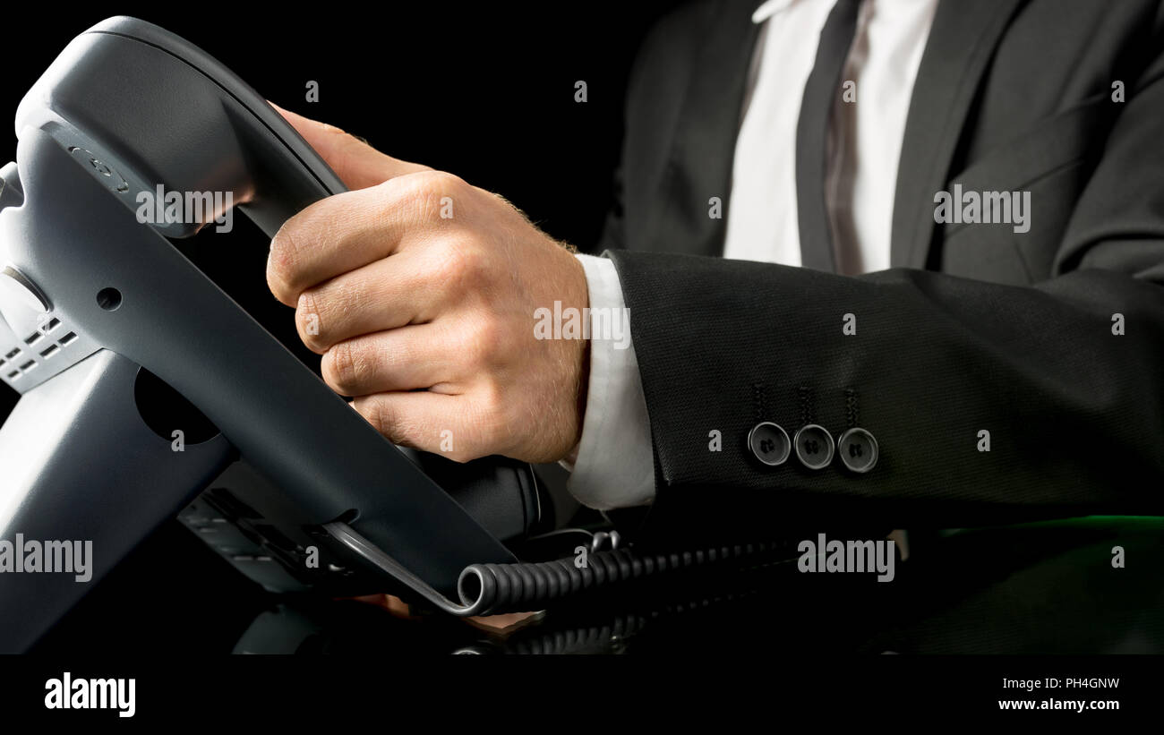 Making a telephone hi-res stock photography and images - Alamy