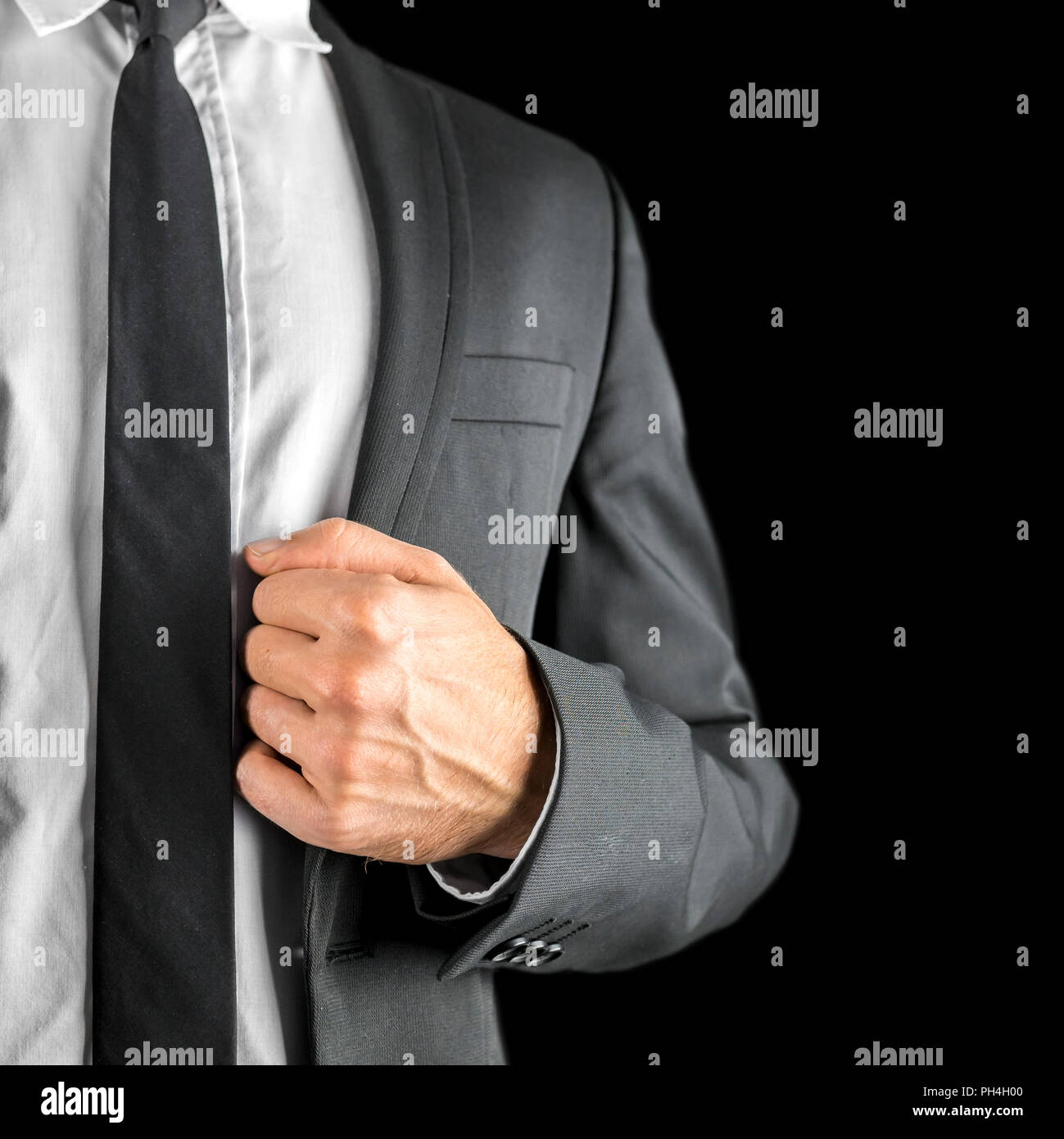 Unbuttoned Suit Jacket High Resolution Stock Photography and Images - Alamy