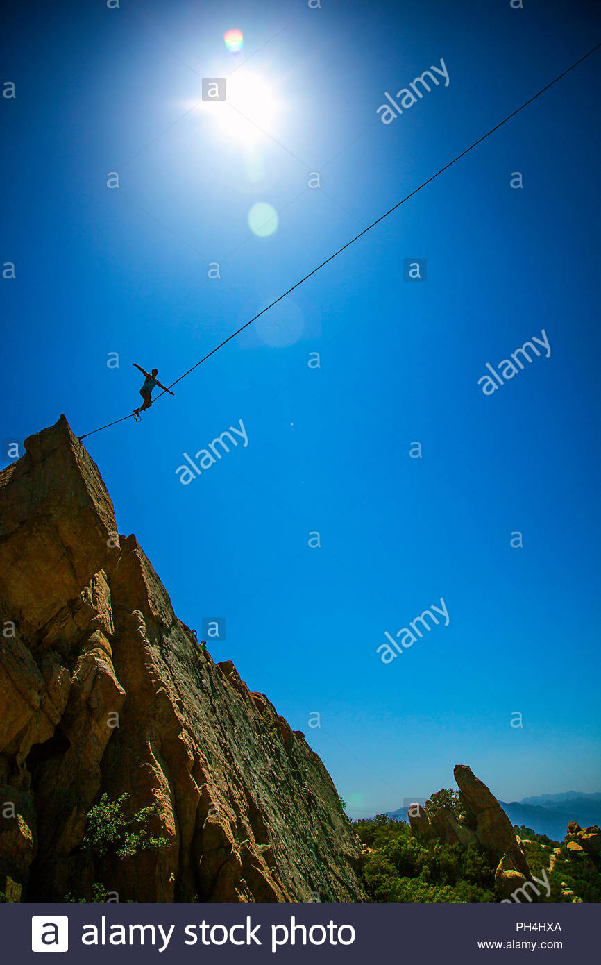Walking The Tightrope High Resolution Stock Photography and Images - Alamy