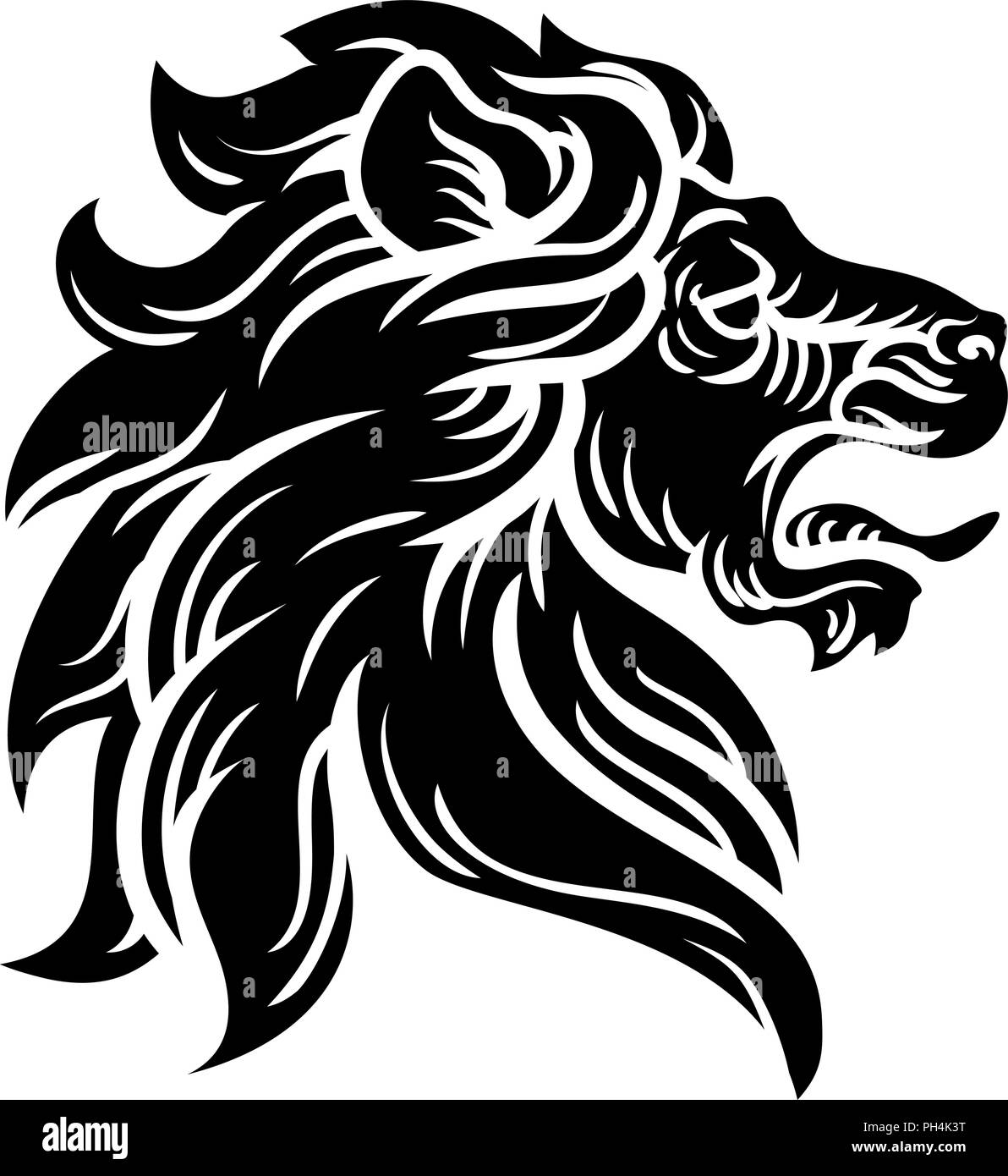 Side profile face Stock Vector Images - Alamy