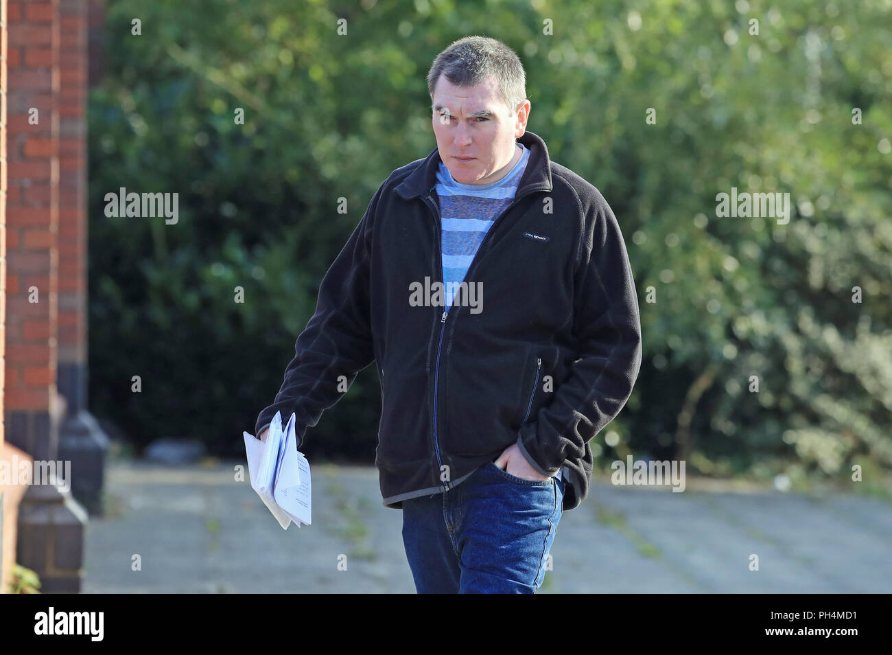 Paul Hind arrives at Northumberland Magistrates' Court, where he is ...