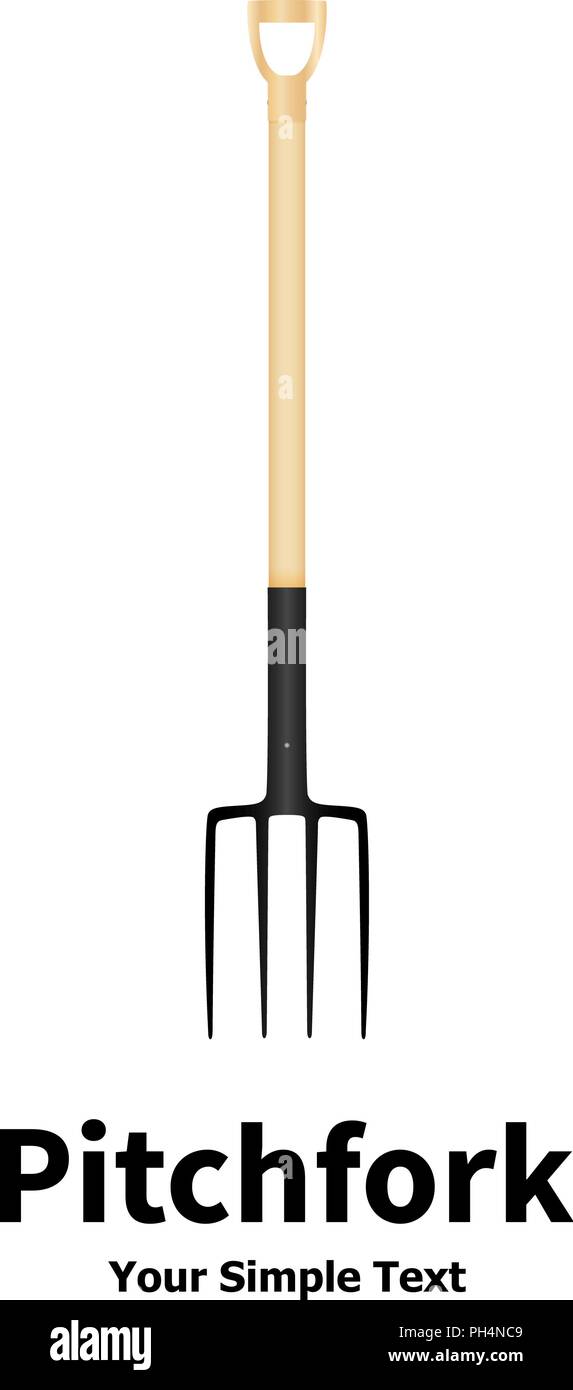 Vector illustration of a garden fork Stock Vector Image & Art - Alamy