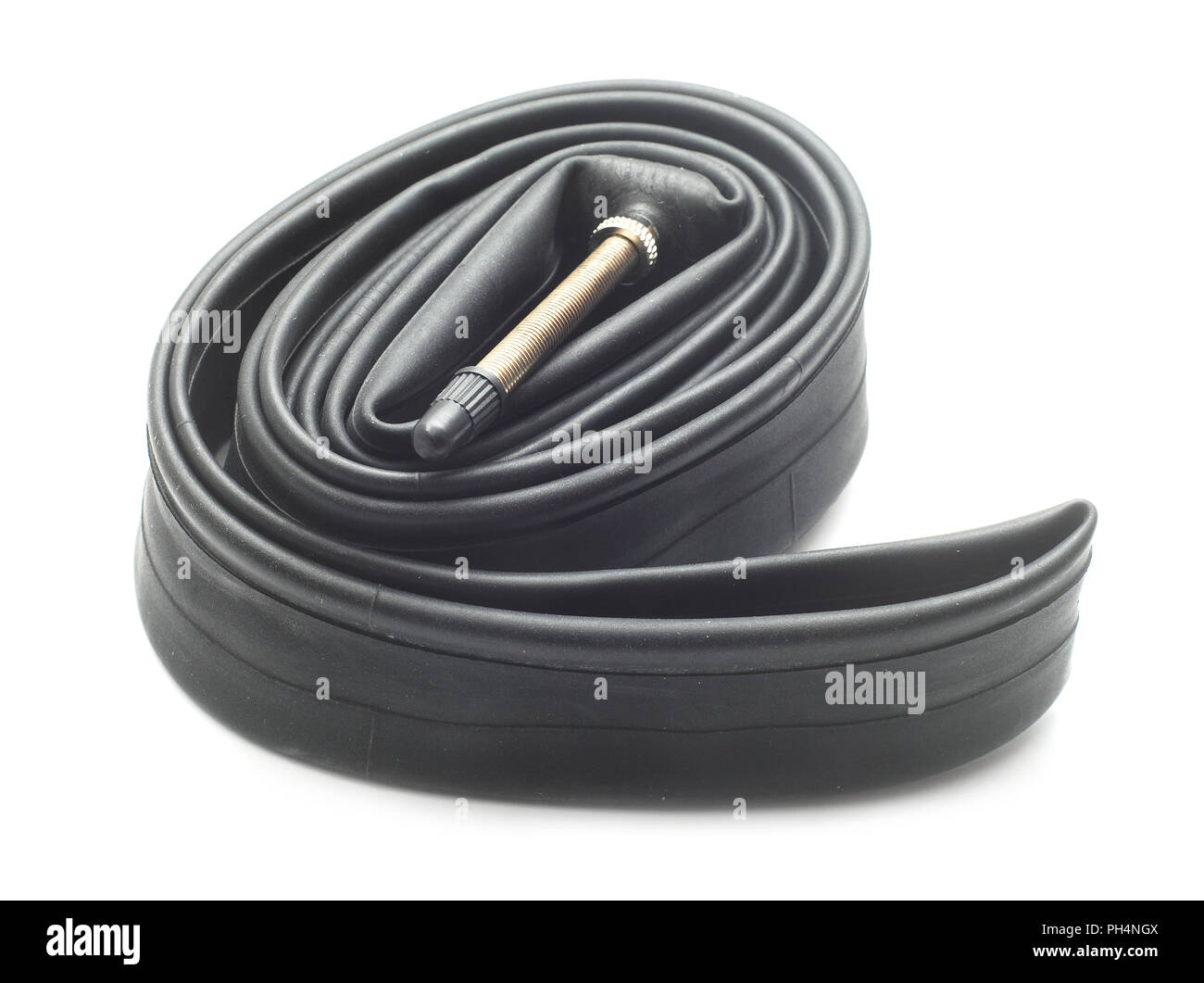 bicycle inner tube isolated on white Stock Photo - Alamy