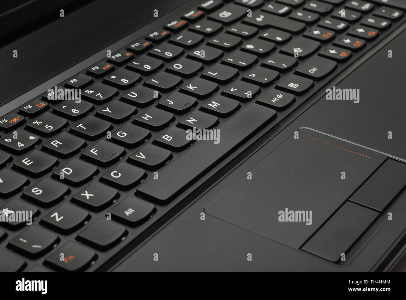 detail of a laptop keyboard Stock Photo - Alamy
