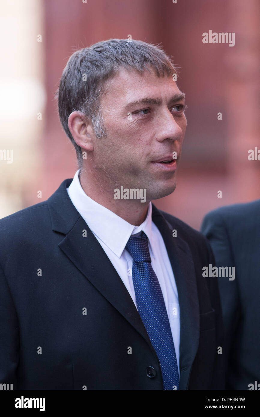 Nathan Parry arrives at Birmingham Magistrates' Court where he is ...